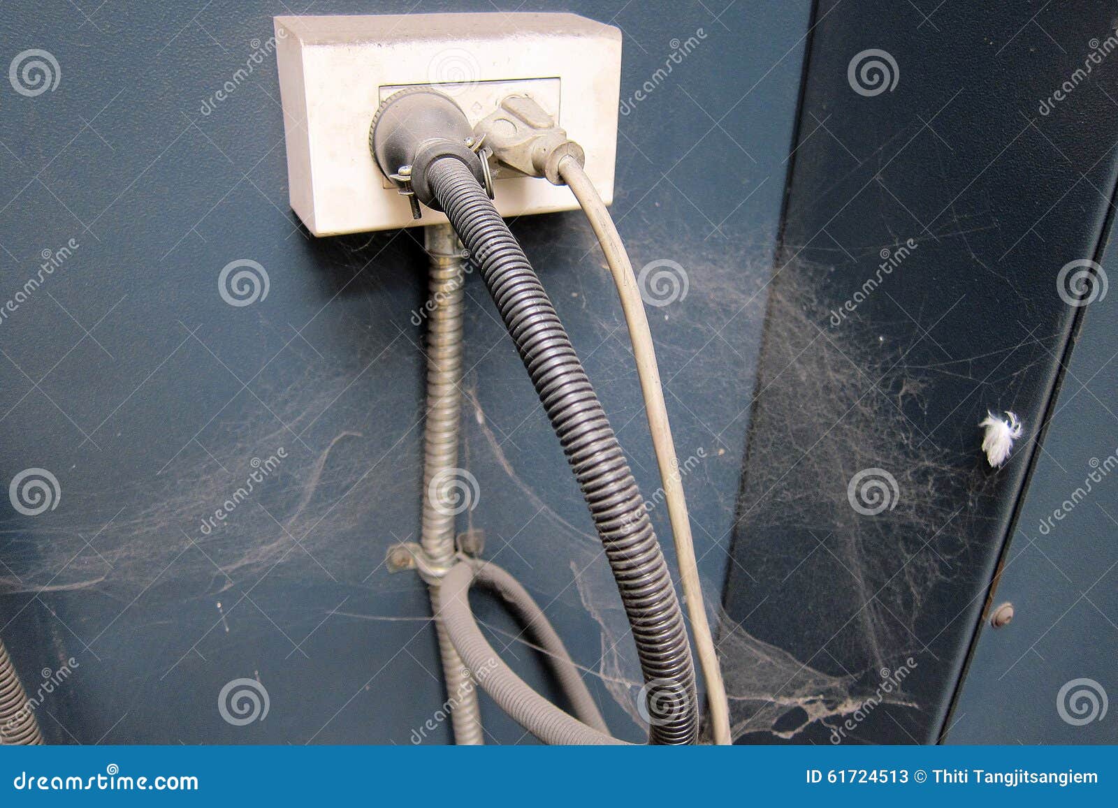 Dirty Electric Switch Board Stock Image - Image of grunge, cable: 61724513