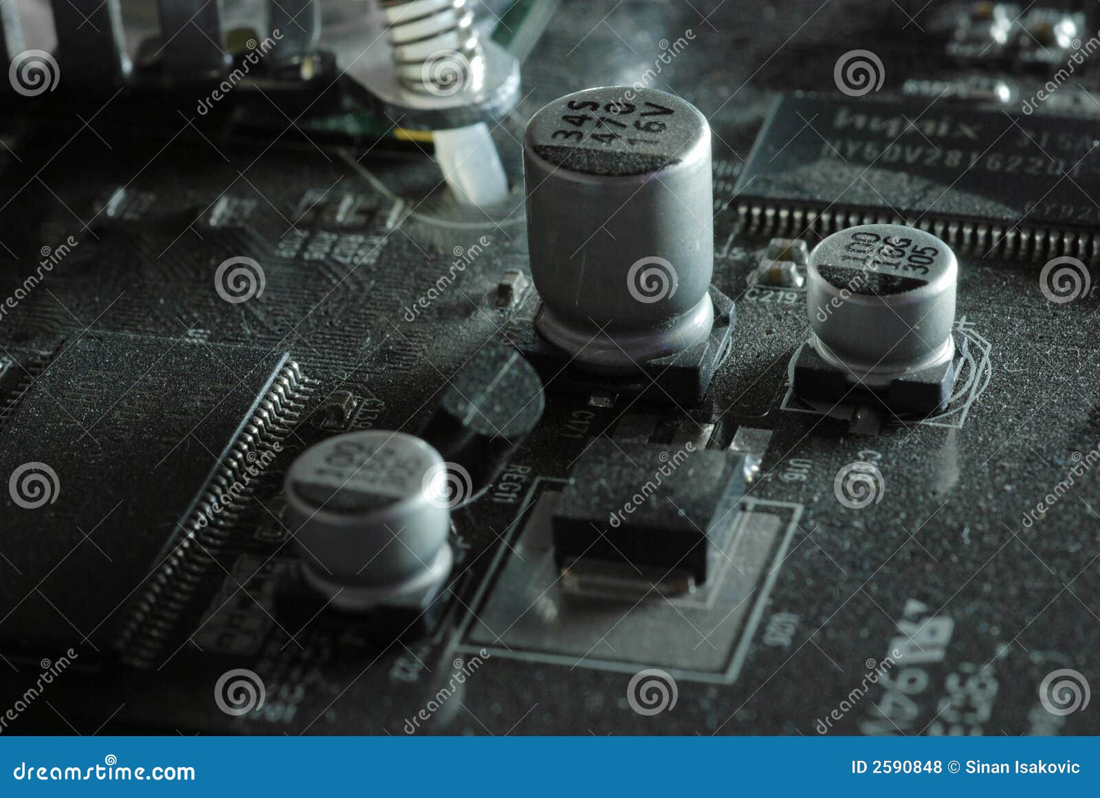 Dirty electronic stock photo. Image of card, wires, hardware - 2590848