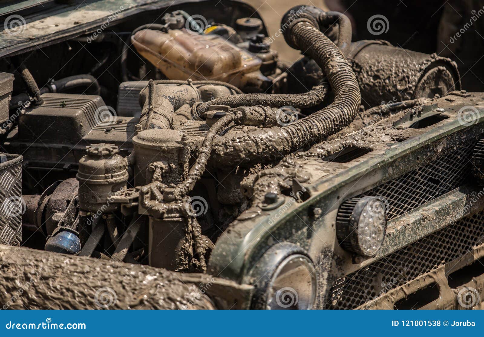 Dirty engine stock photo. Image of jeep, close, machine - 121001538