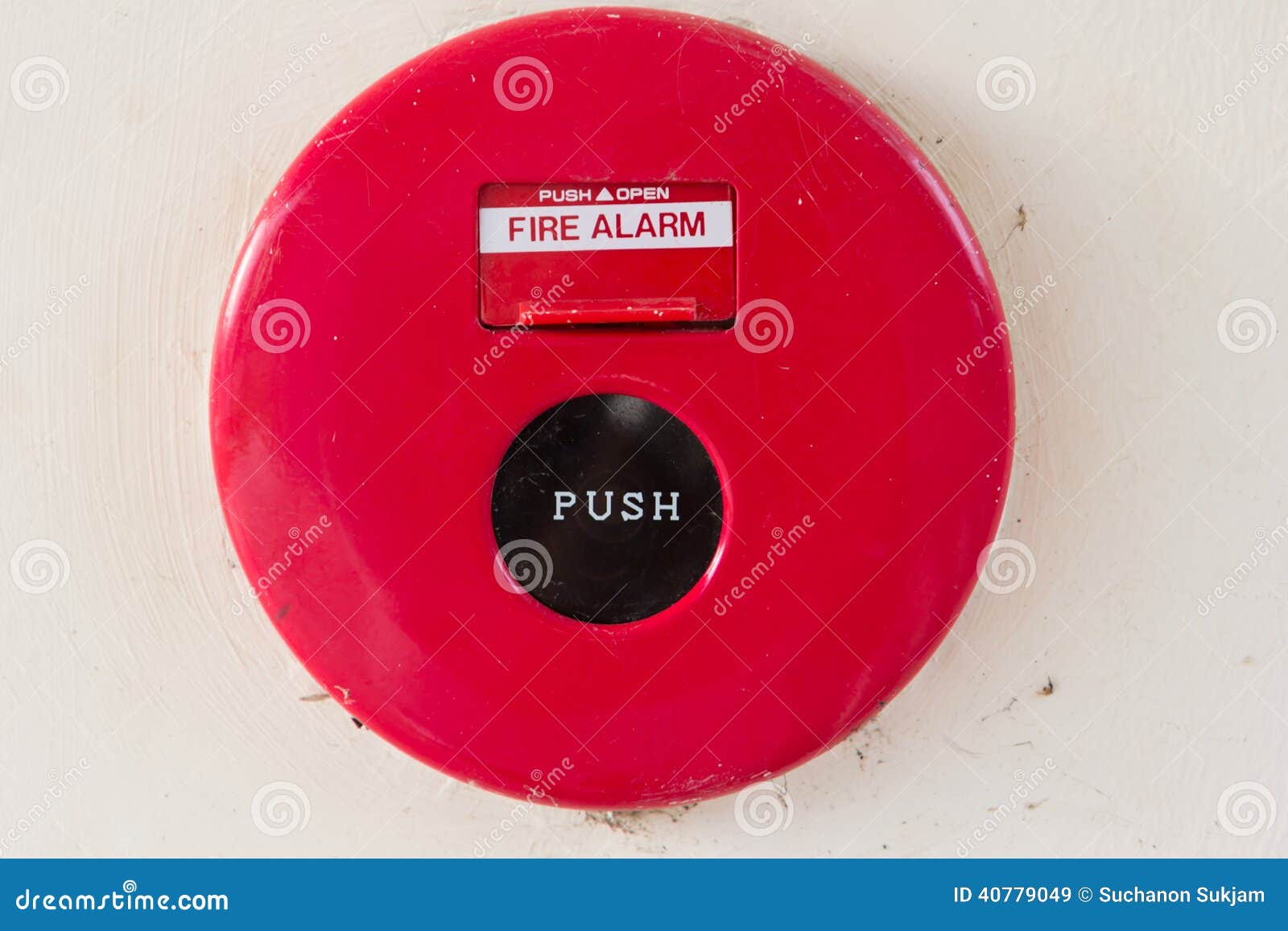 Dirty Fire Extinguisher Meter With Spider Web Royalty-Free Stock ...
