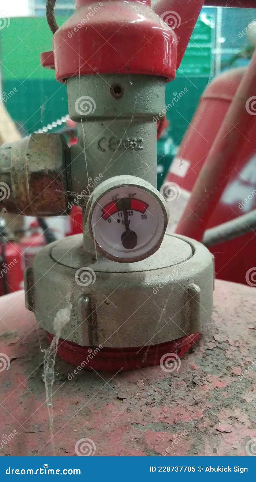 Dirty Fire Extinguisher Meter Stock Photos - Free & Royalty-Free Stock ...