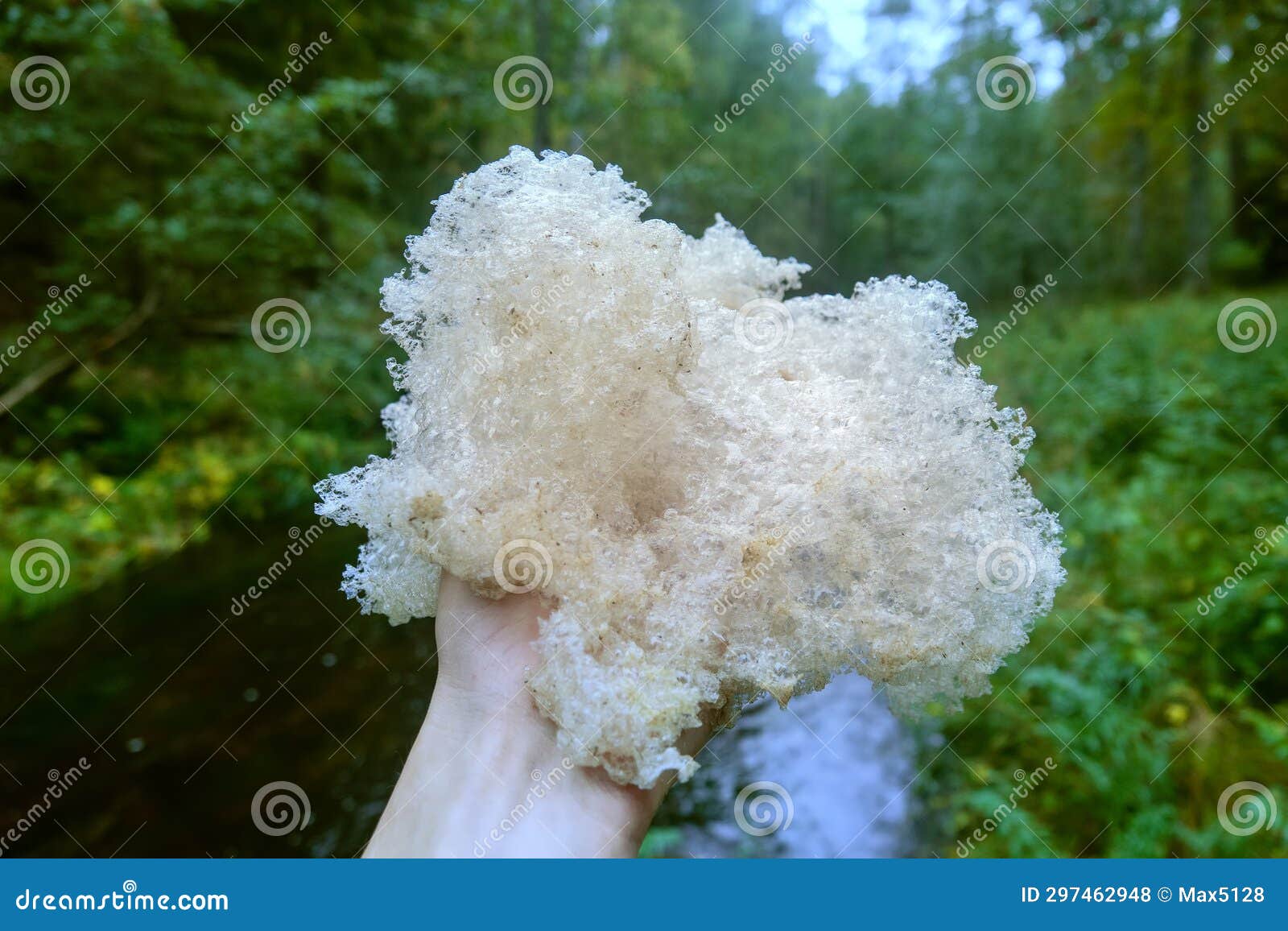 Dirty Foam from the Surface of the River Stock Photo - Image of ...