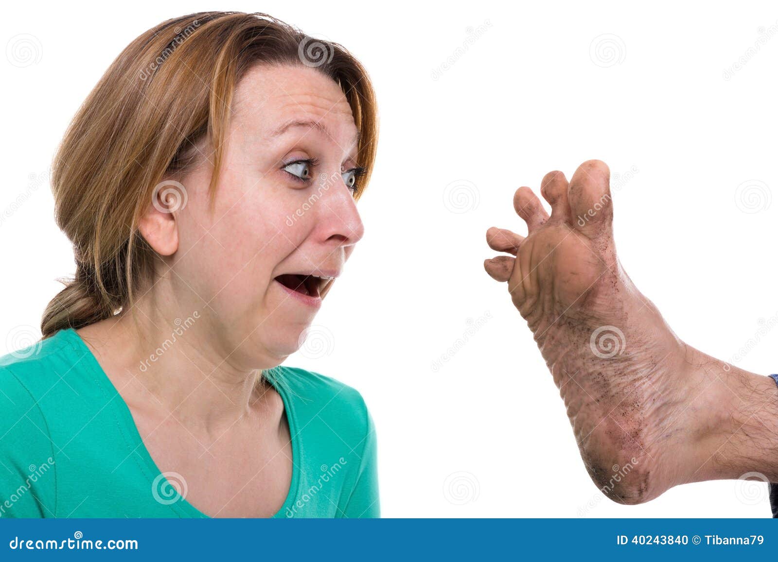 Dirty Foot Stock Photo - Image: 40243840