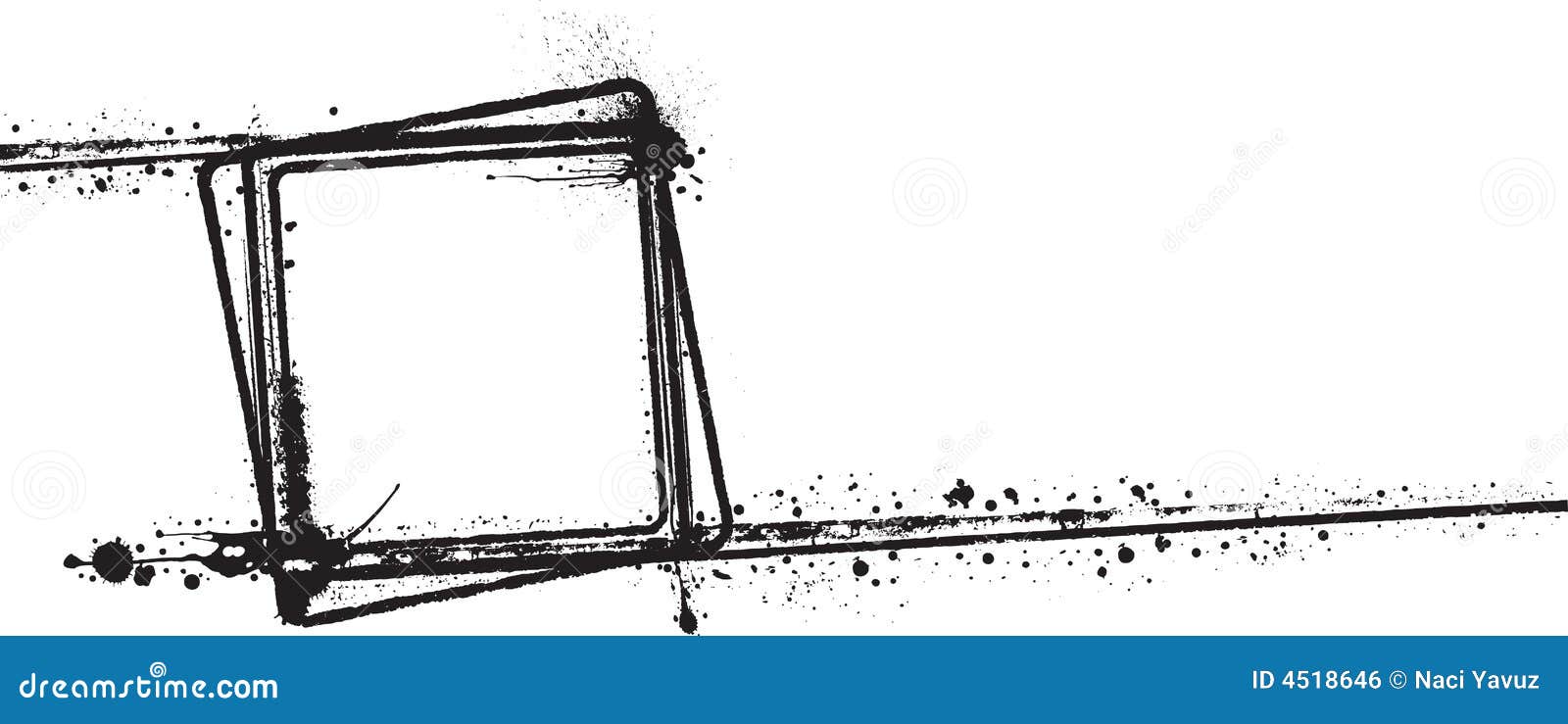 Dirty Frame stock vector. Illustration of damaged, modern - 4518646