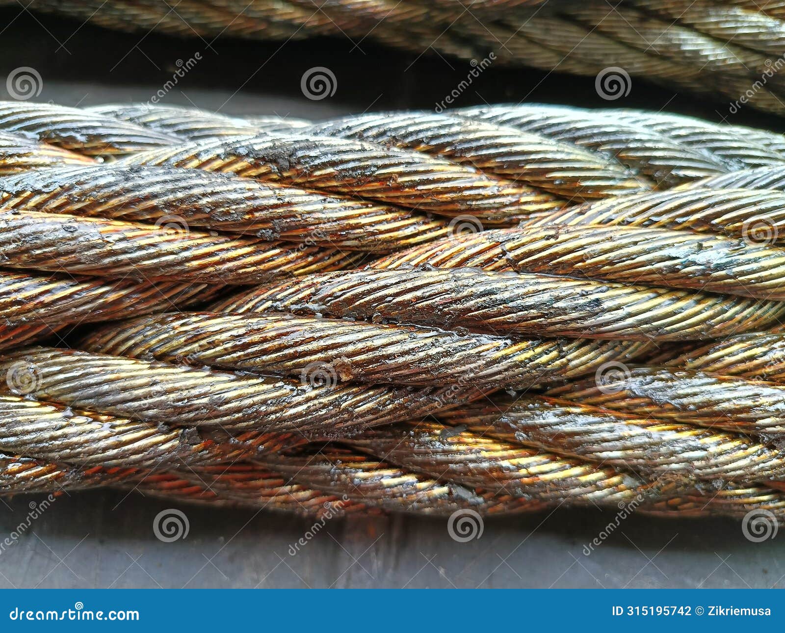 Dirty Gromet Wire with Grease and Metal Stock Photo - Image of metal ...