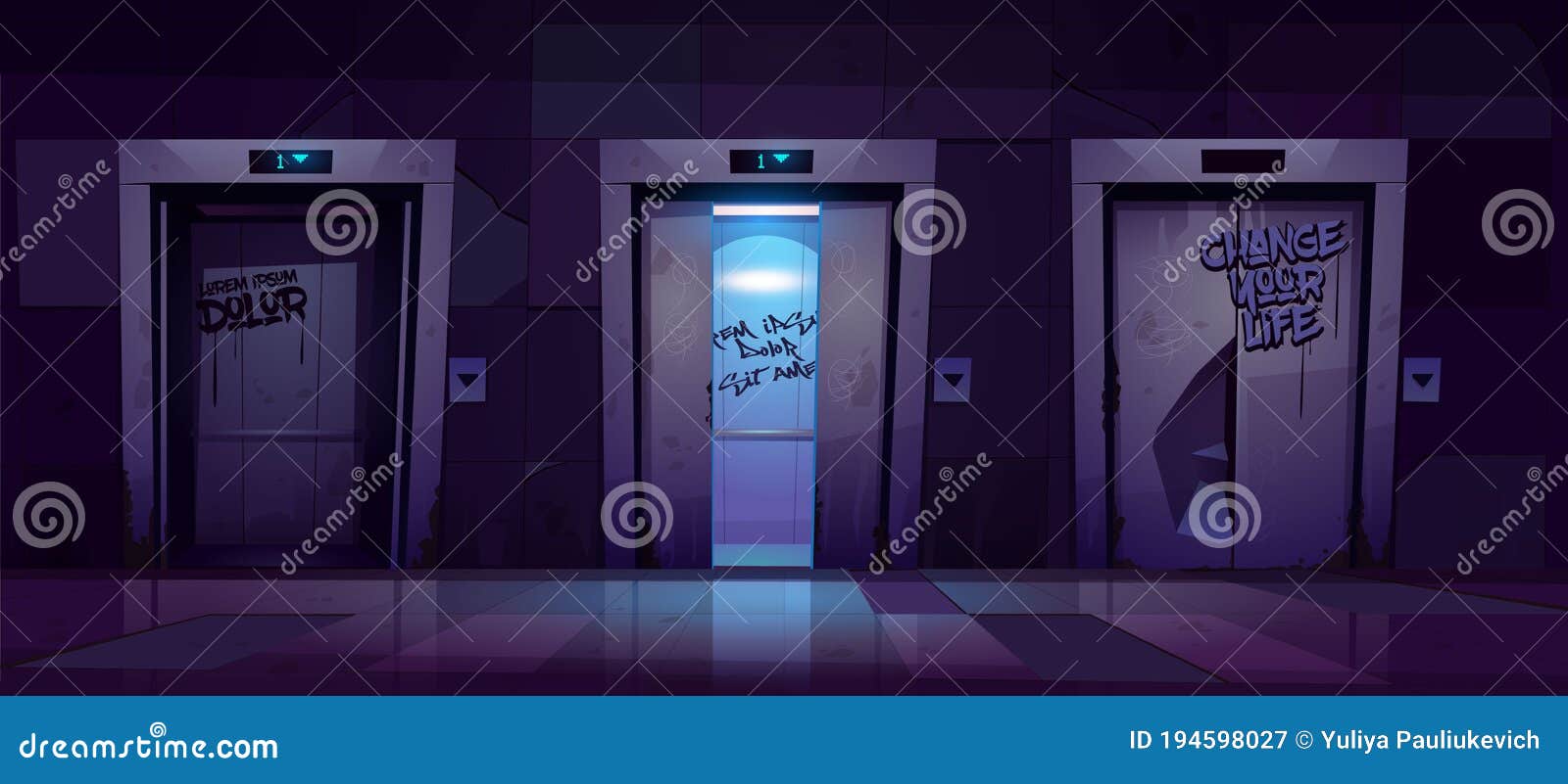 Messy Night Workplace Top View, Clutter Desk. Cartoon Vector ...