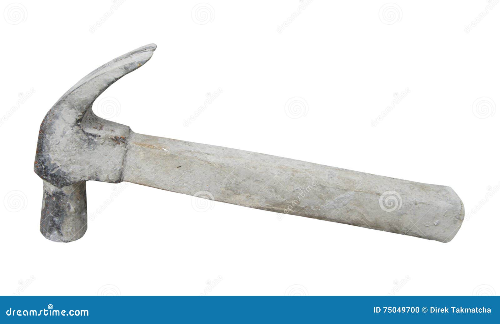 Dirty hammer isolated stock photo. Image of path, crack - 75049700