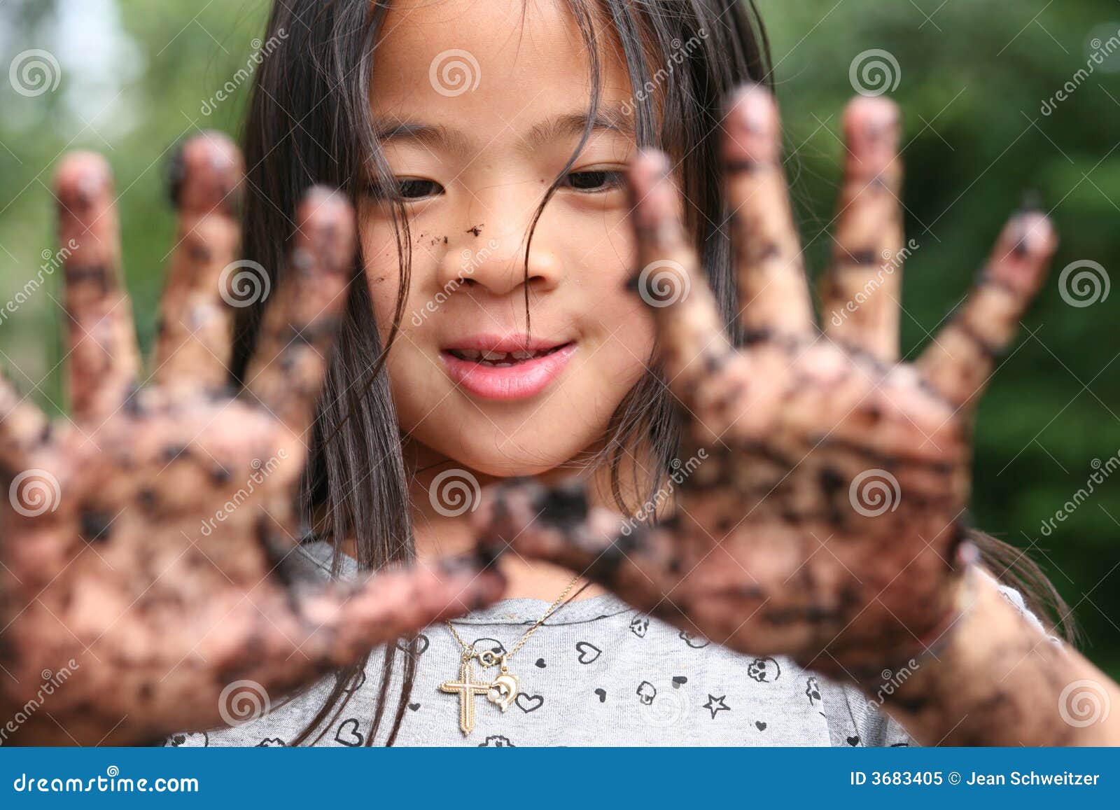 Dirty hands stock image. Image of amuse, face, finger - 3683405