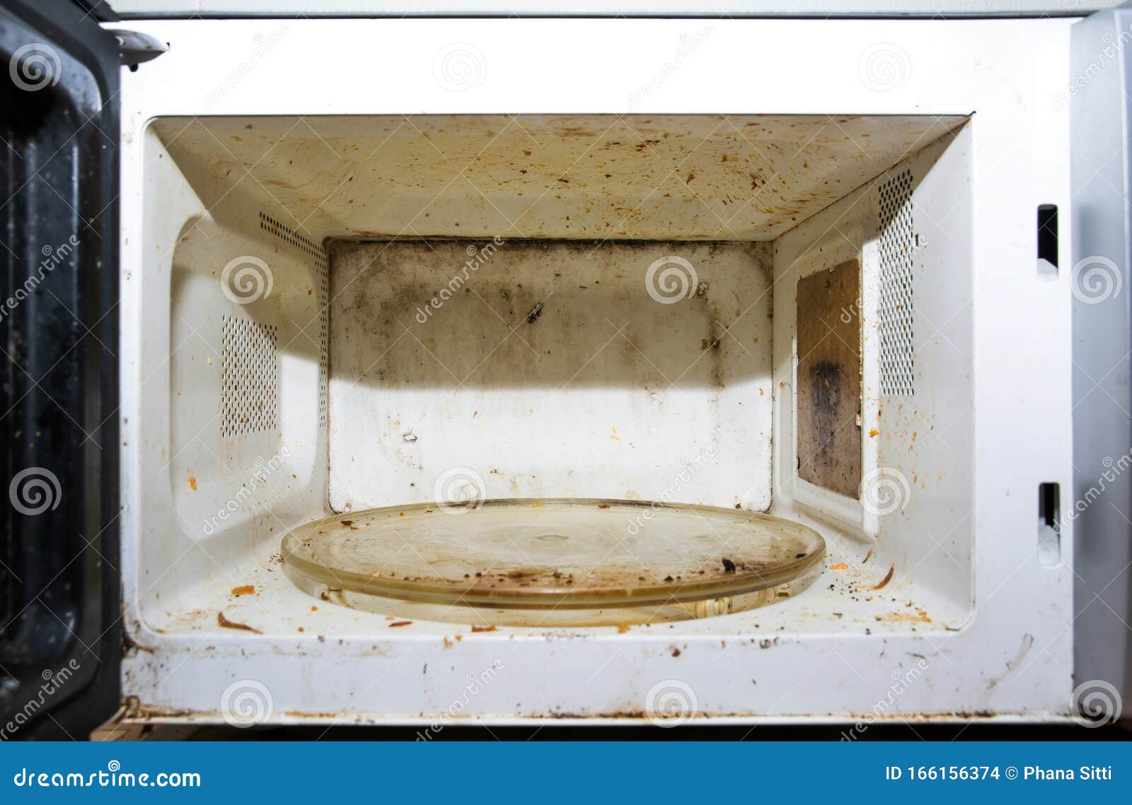 Dirty Inside Microwave Background Texture Stock Photo - Image of opened ...