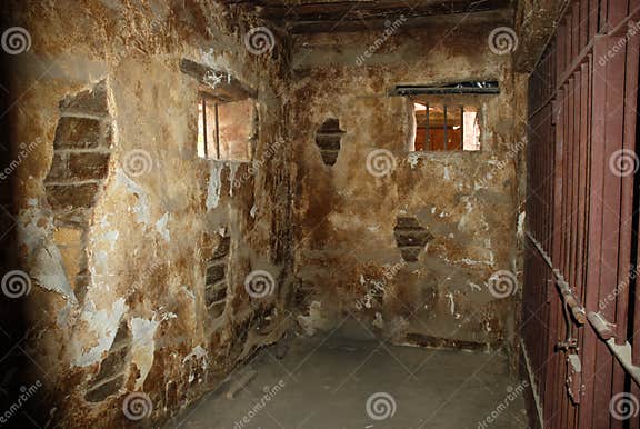 Dirty jail cell stock photo. Image of coop, prison, brickwalls - 3773746