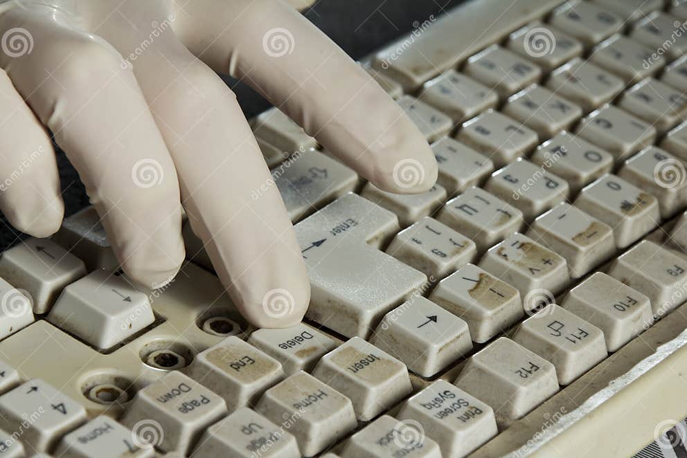 Dirty keyboard stock photo. Image of dirty, nylon, disgusting - 27748698