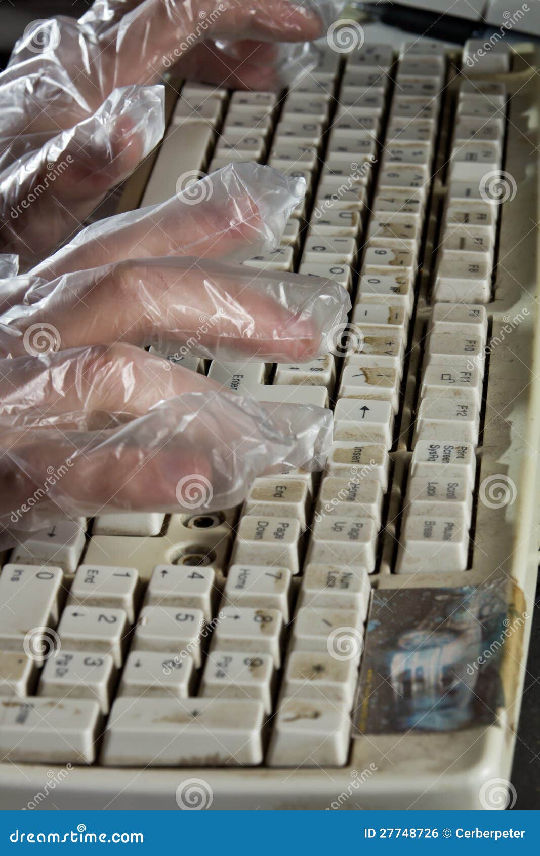 Dirty keyboard stock photo. Image of dump, close, board - 27748726