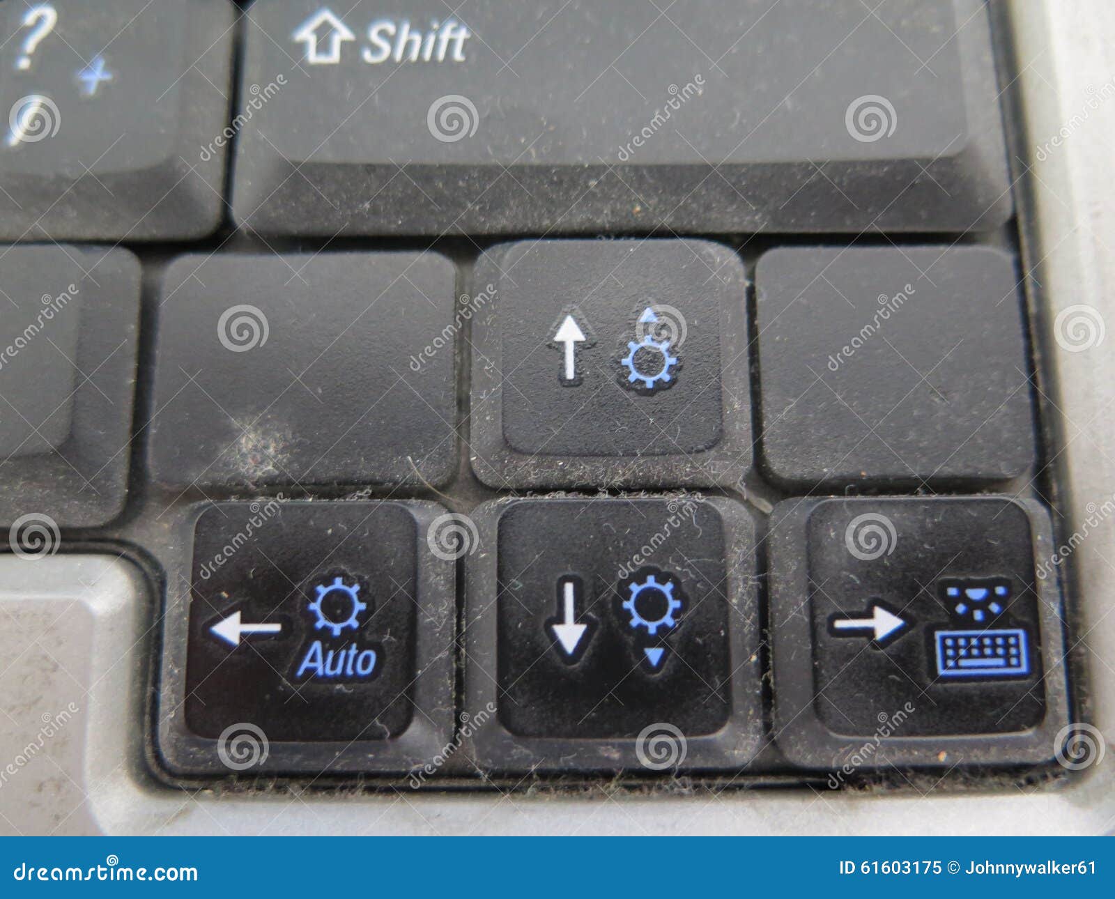 Dirty keyboard keys stock image. Image of dirty, cose - 61603175