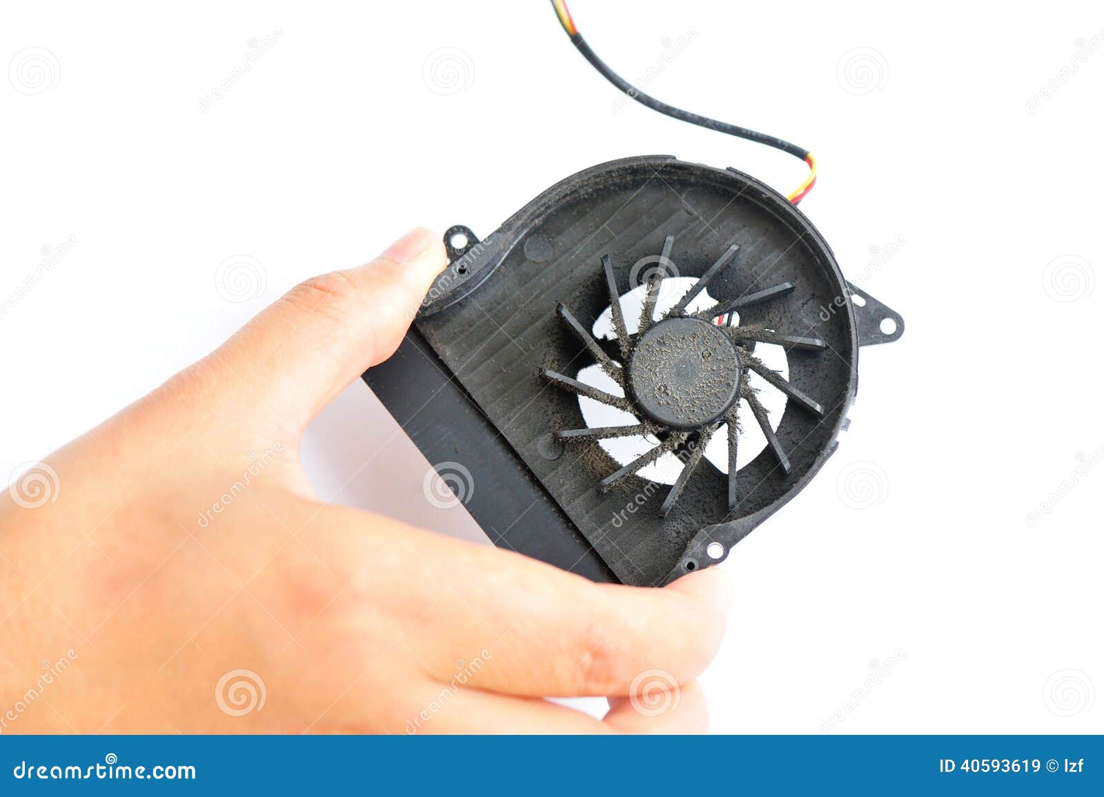 Dirty laptop fan stock image. Image of technology, black - 40593619