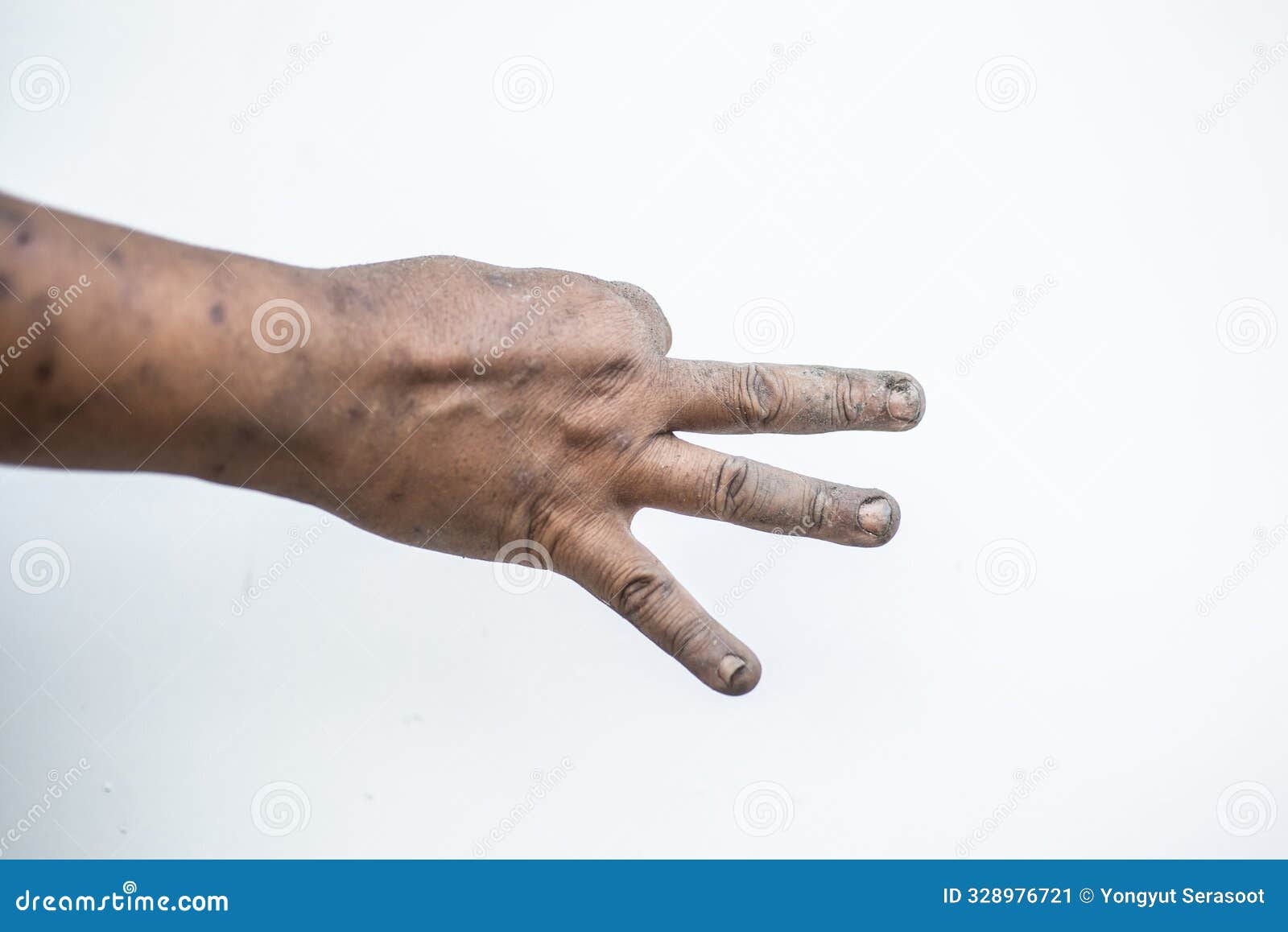 Dirty Man Hand and Finger Expression Gestures Stock Image - Image of ...
