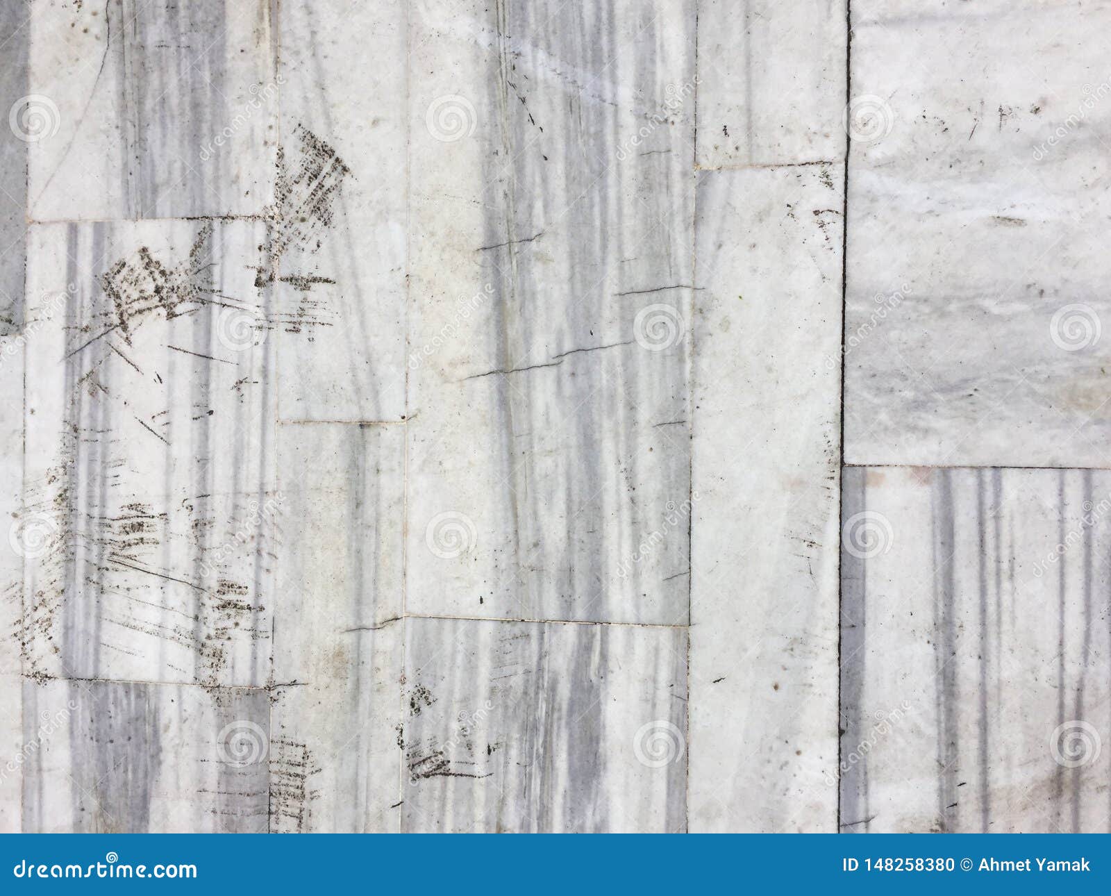 Dirty Marble Floor, Background Stock Photo - Image of tiled, white ...