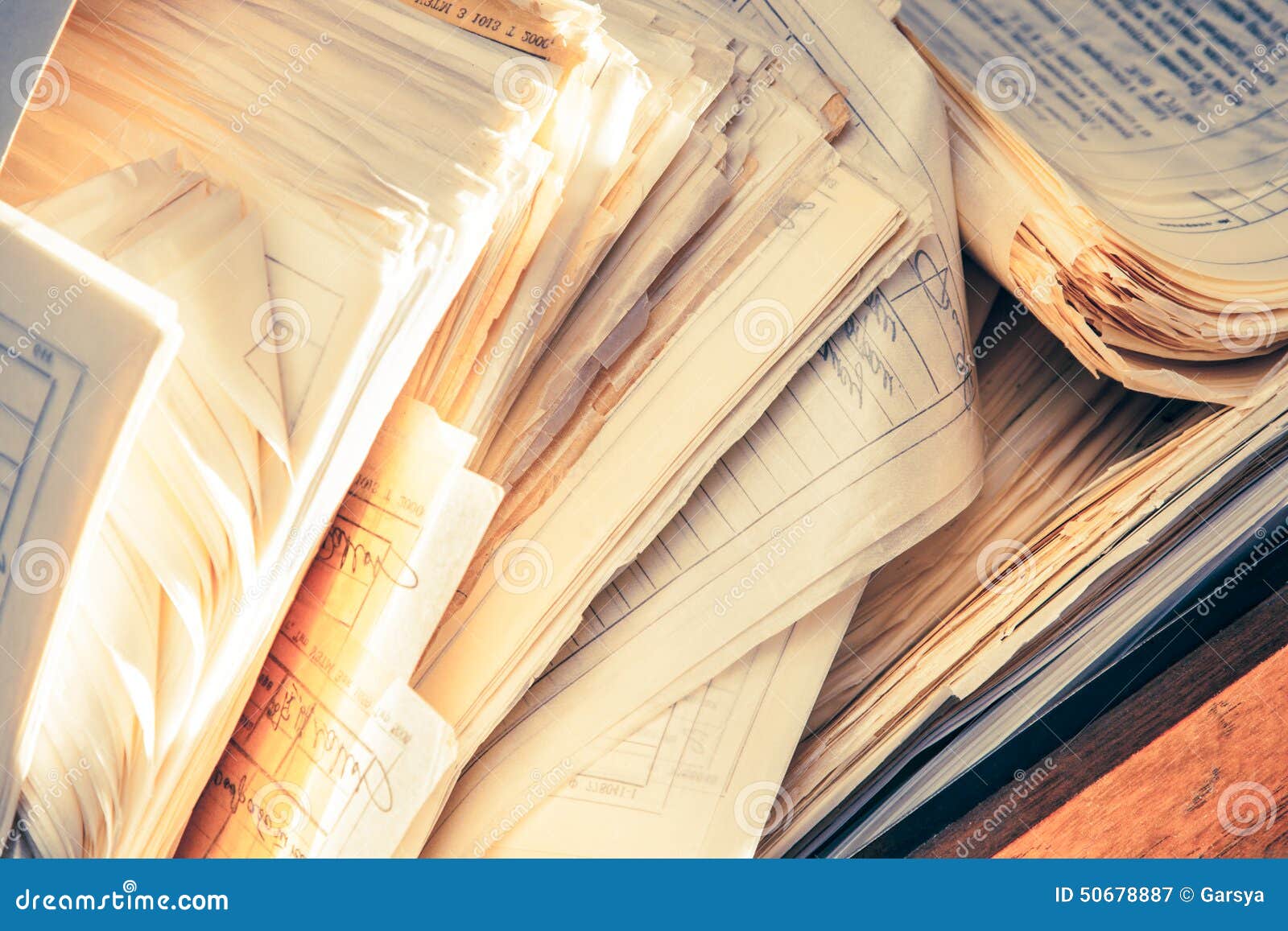 Messy Paper Tray With Papers Royalty-Free Stock Image | CartoonDealer ...