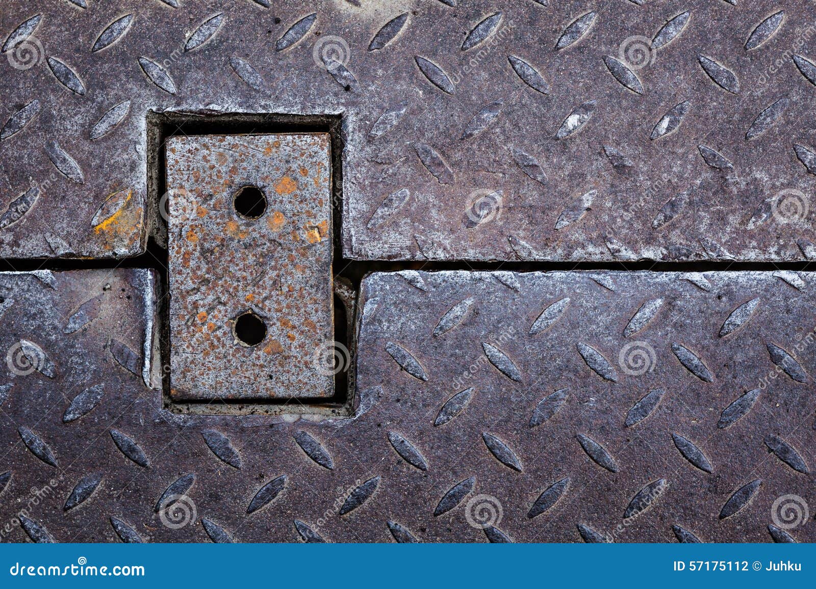 Dirty Metal Diamond Grip Pattern Stock Photo - Image of detail, dark ...