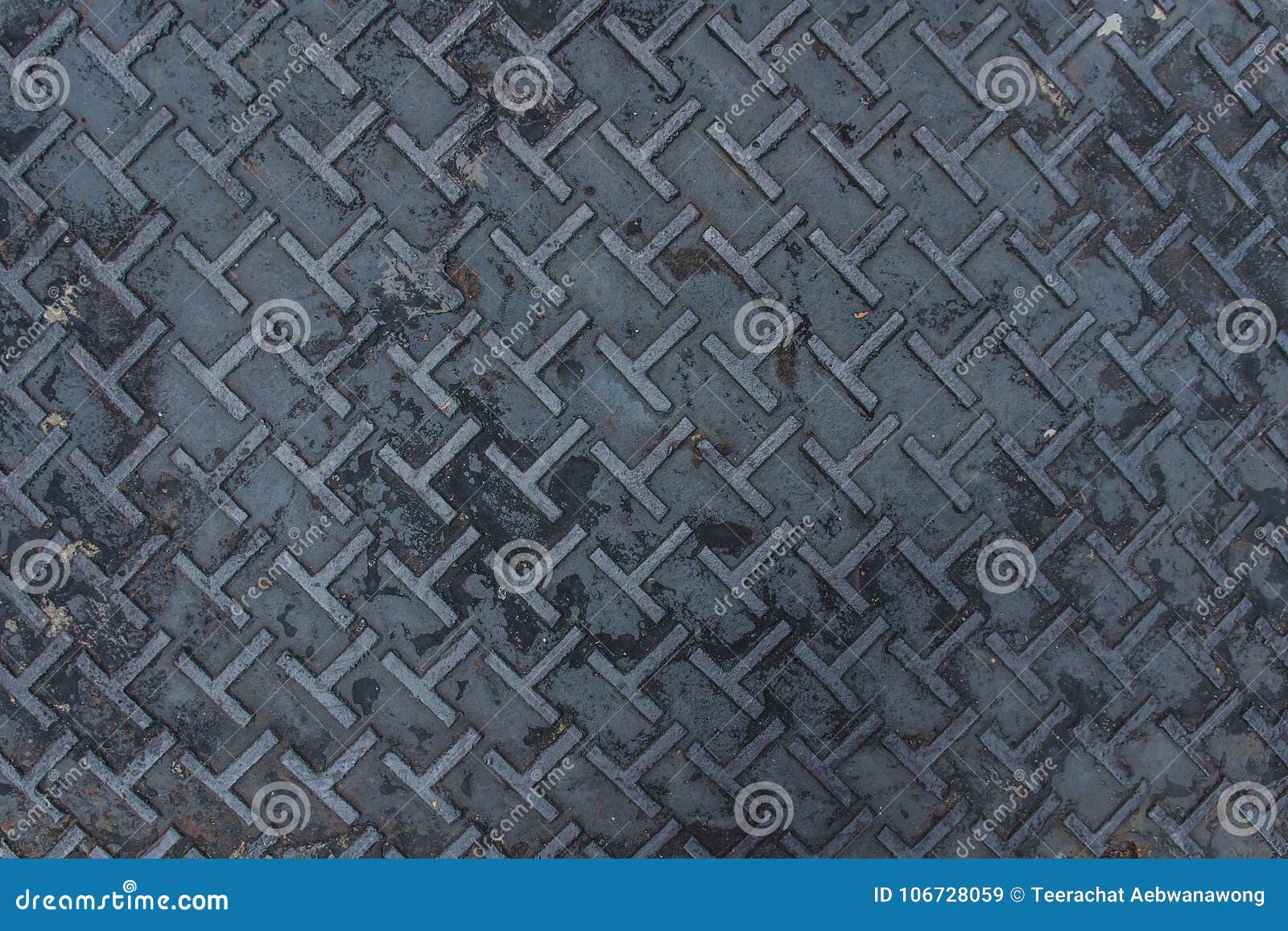 Dirty Metal Diamond Grip T Pattern Texture Stock Image - Image of ...