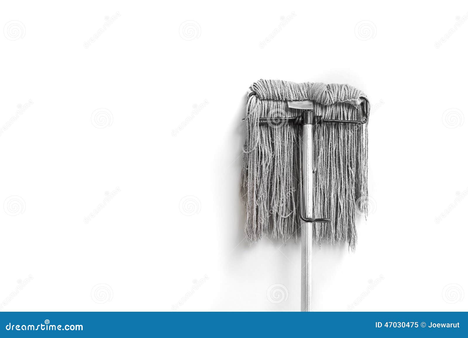 Dirty mop stock image. Image of cleaner, housework, dust - 47030475