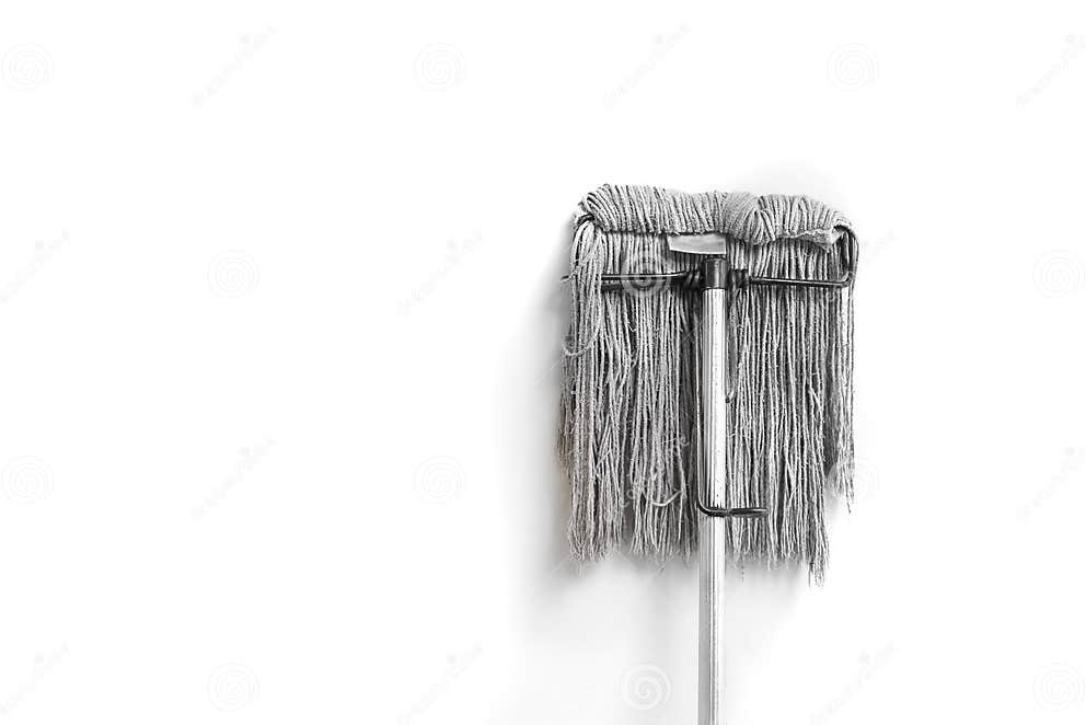 Dirty mop stock image. Image of cleaner, housework, dust - 47030475