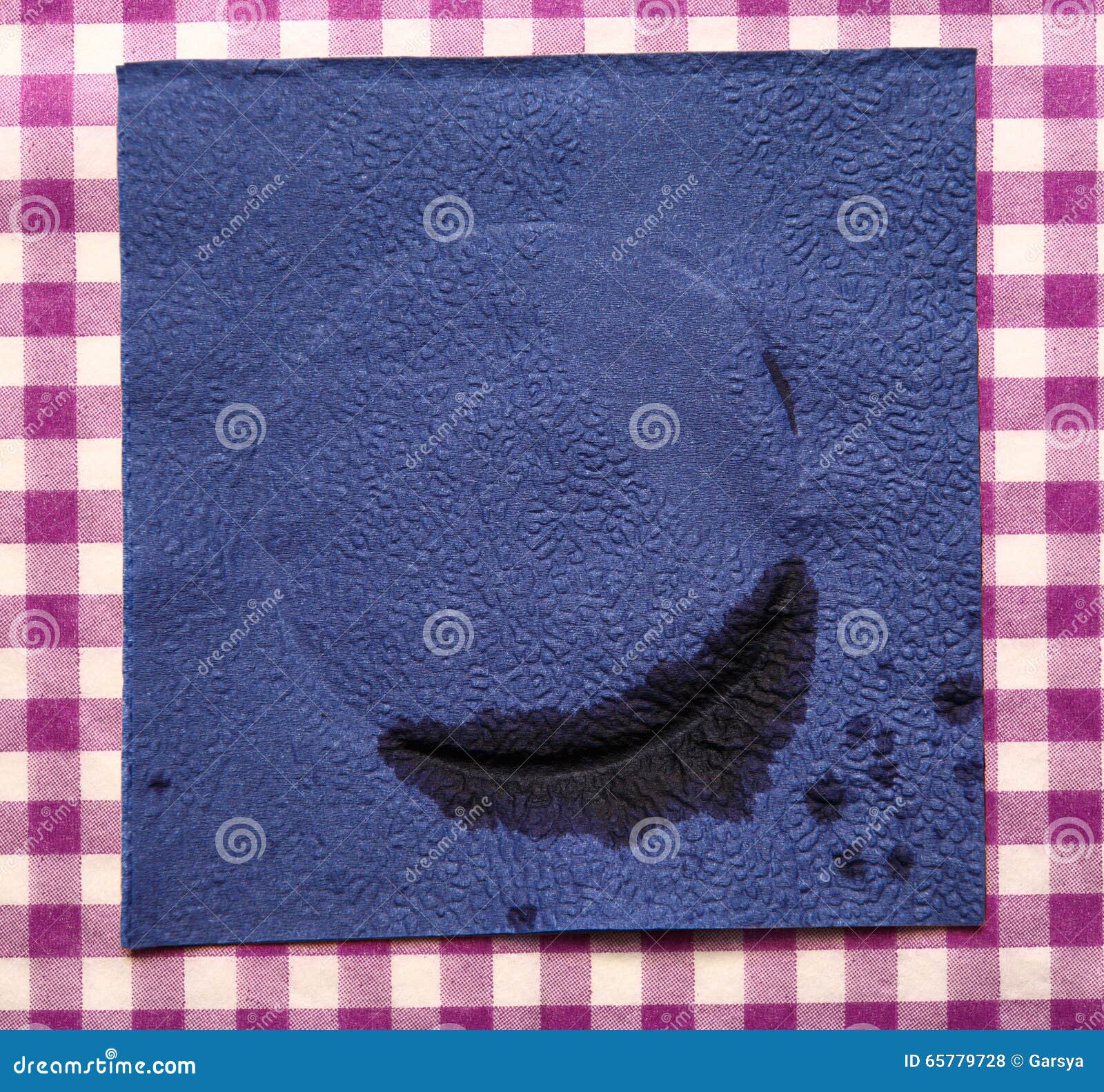 Dirty napkin stock photo. Image of drink, space, beverage - 65779728