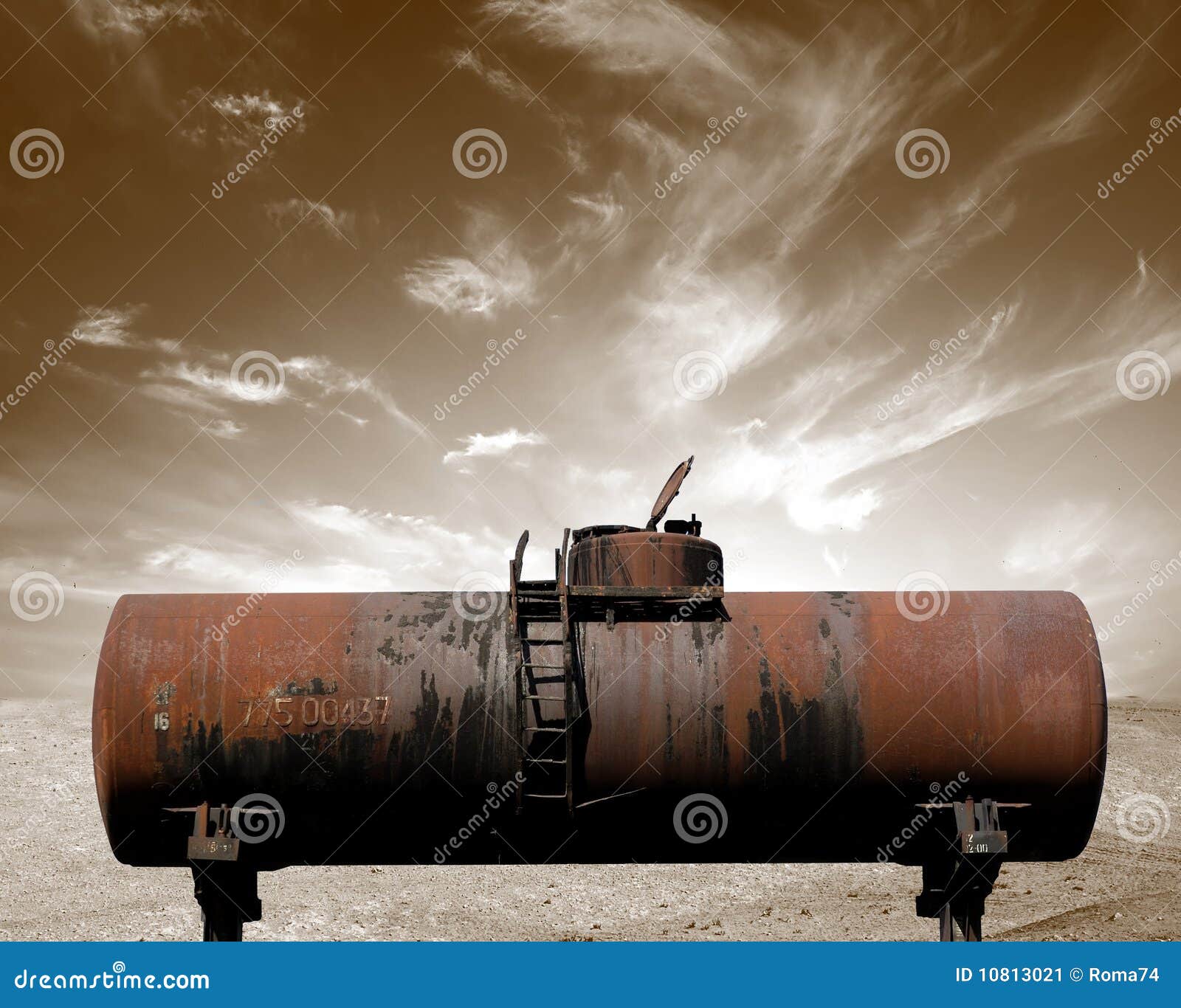 Dirty oil barrel stock image. Image of extraction, cask - 10813021