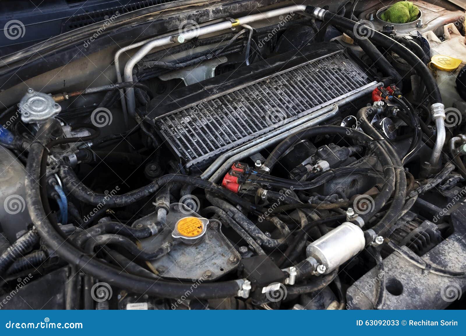 Dirty oily car engine stock image. Image of clean, expensive - 63092033