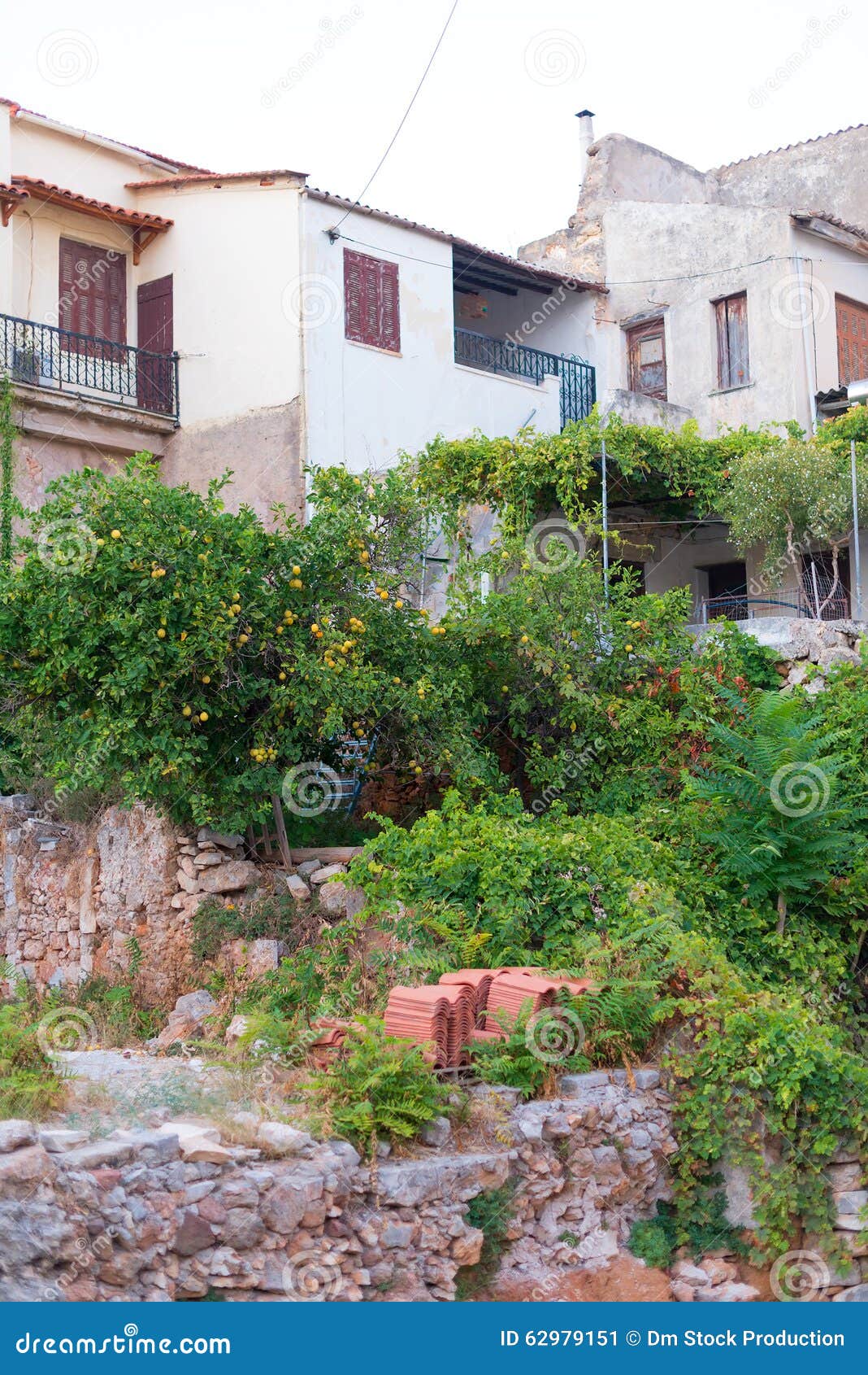 Dirty old abandoned house. stock image. Image of europe - 62979151