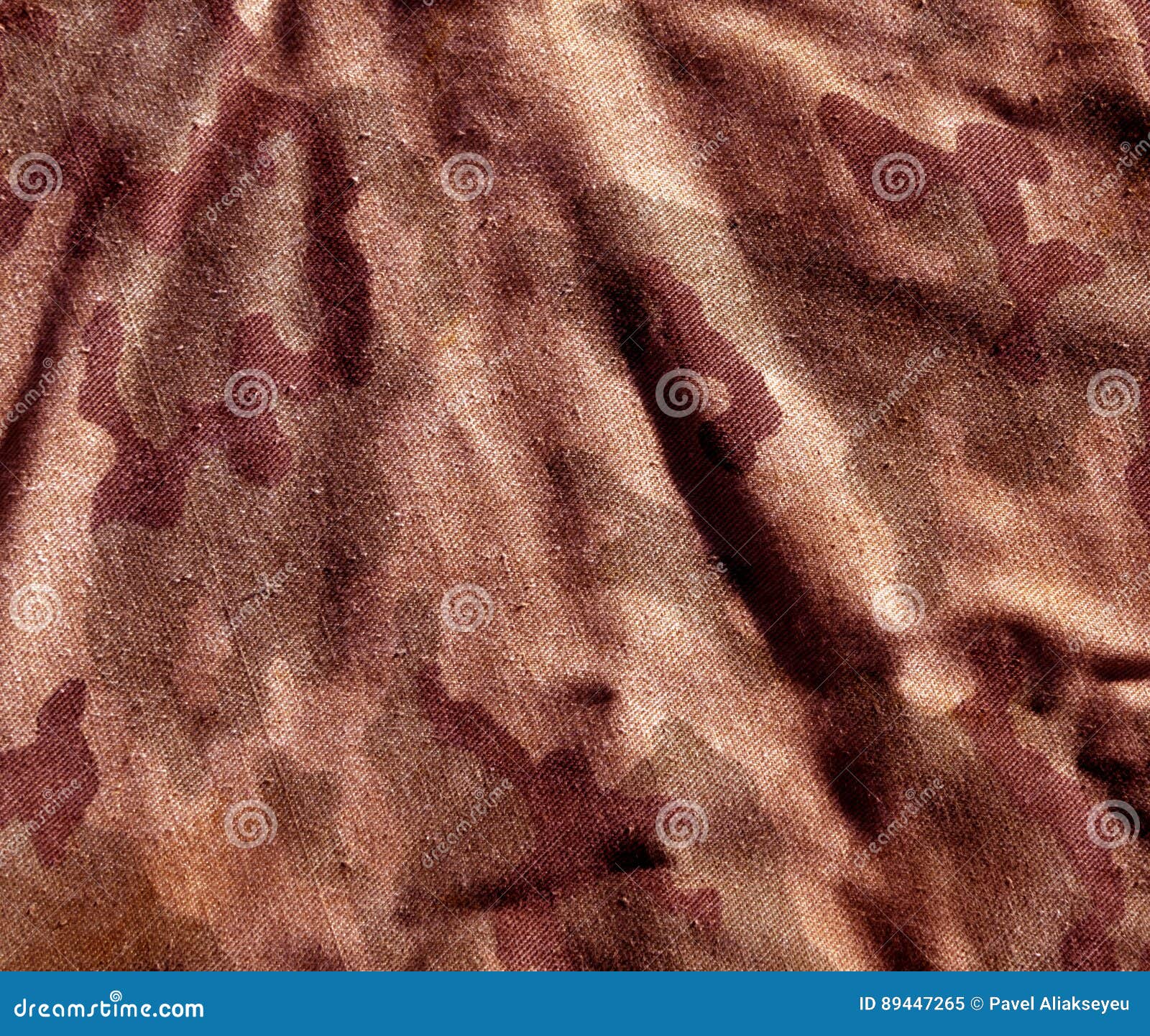 Dirty Old Camouflage Cloth Pattern. Stock Illustration - Illustration ...