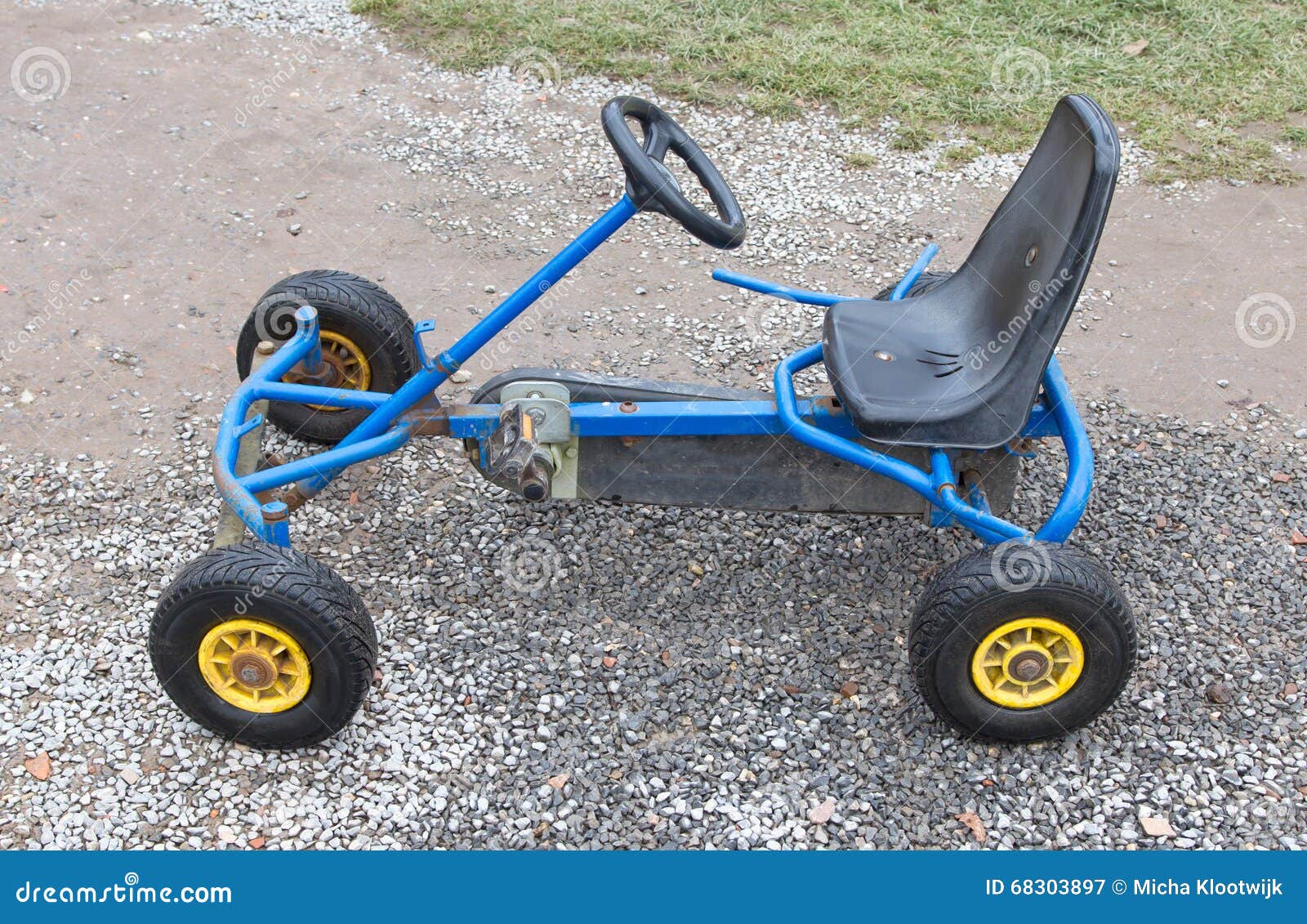 Dirty old go-kart stock image. Image of competitive, adventure - 68303897