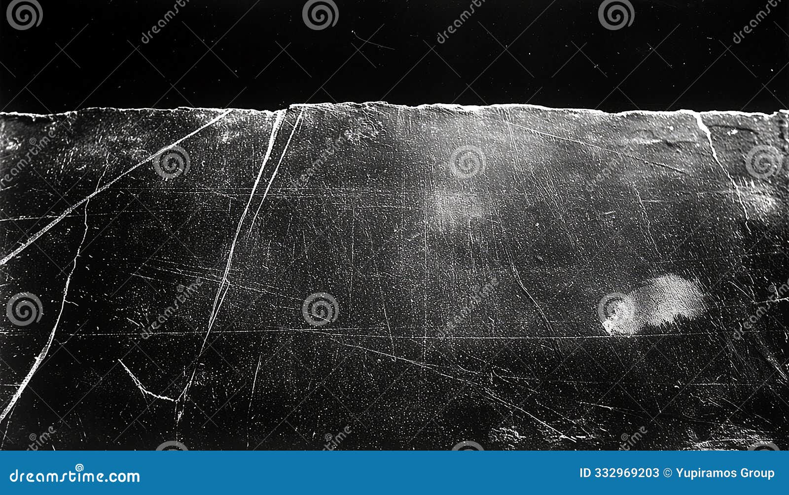 Dark Damaged Folded Black Cardboard With Creases And Defects Stock ...