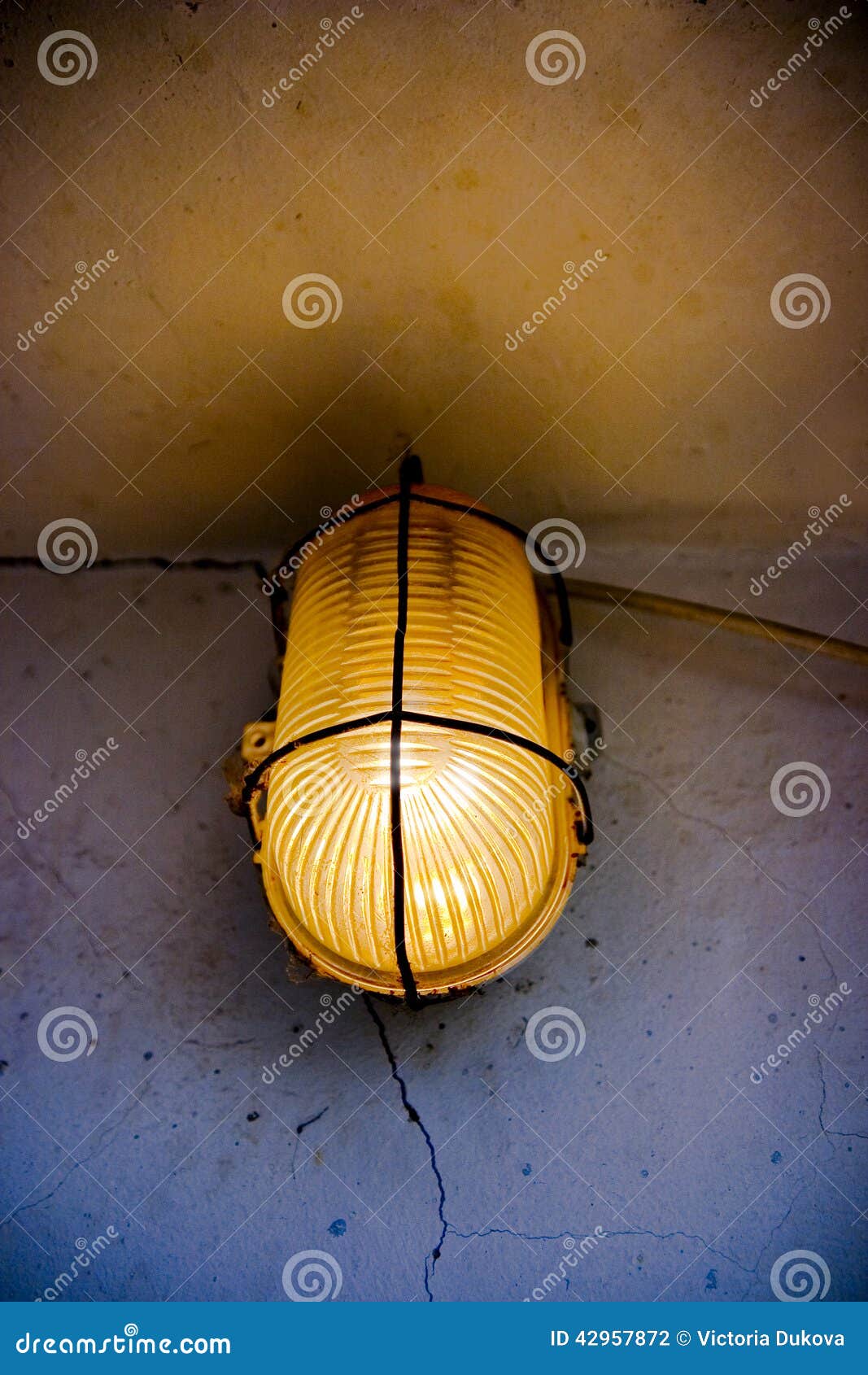 Dirty old lamp stock photo. Image of construction, night - 42957872