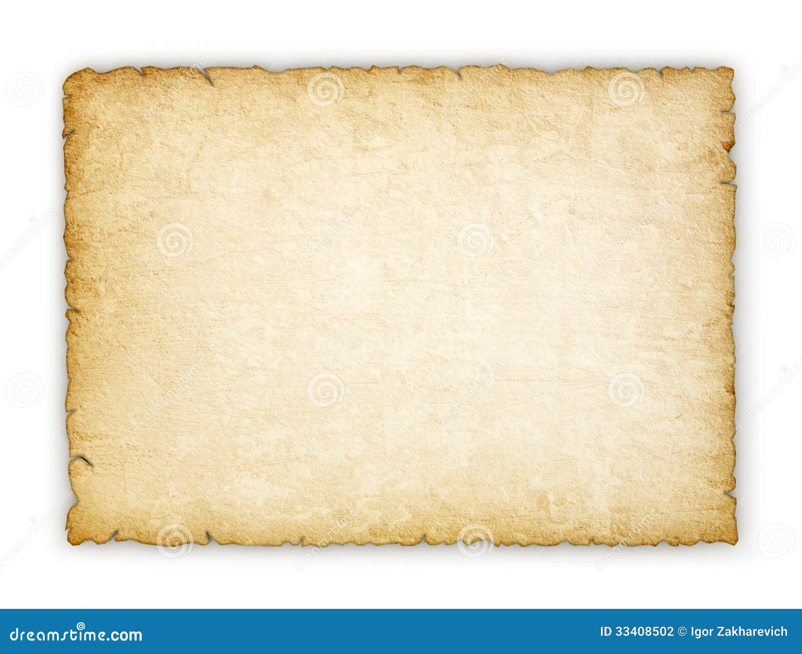 Dirty old paper isolated stock illustration. Illustration of smudged ...