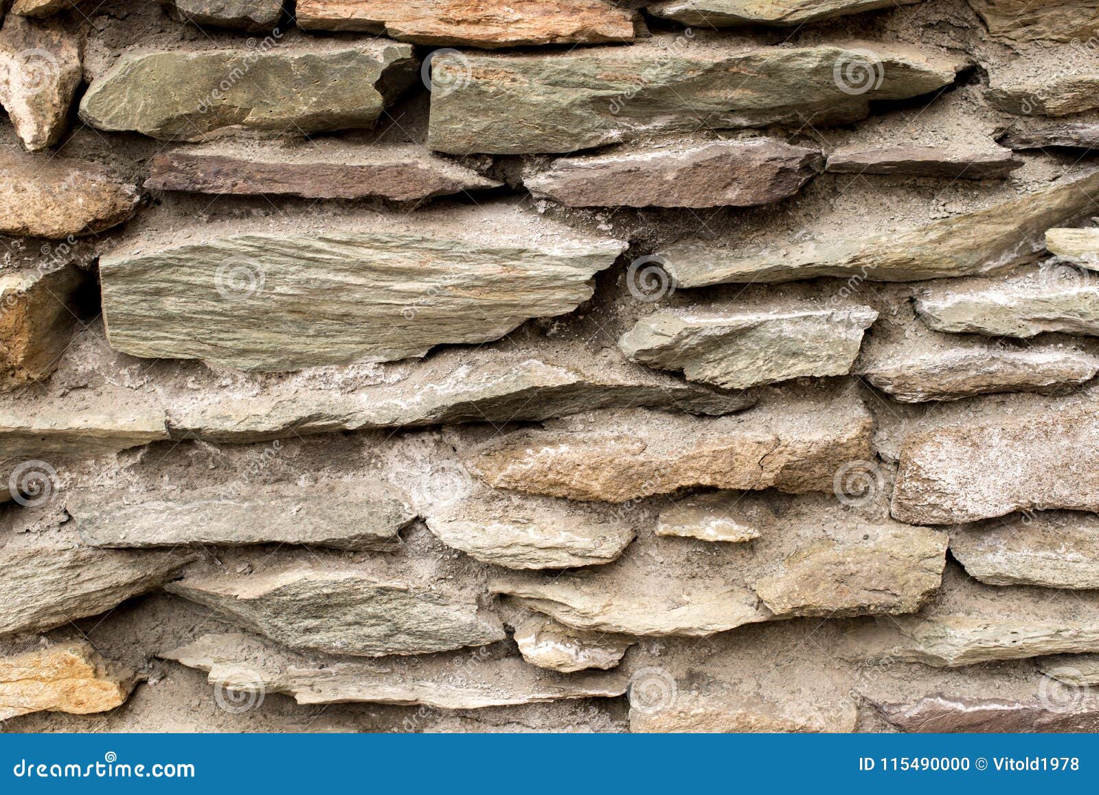 Dirty old stone wall. stock photo. Image of fortress - 115490000