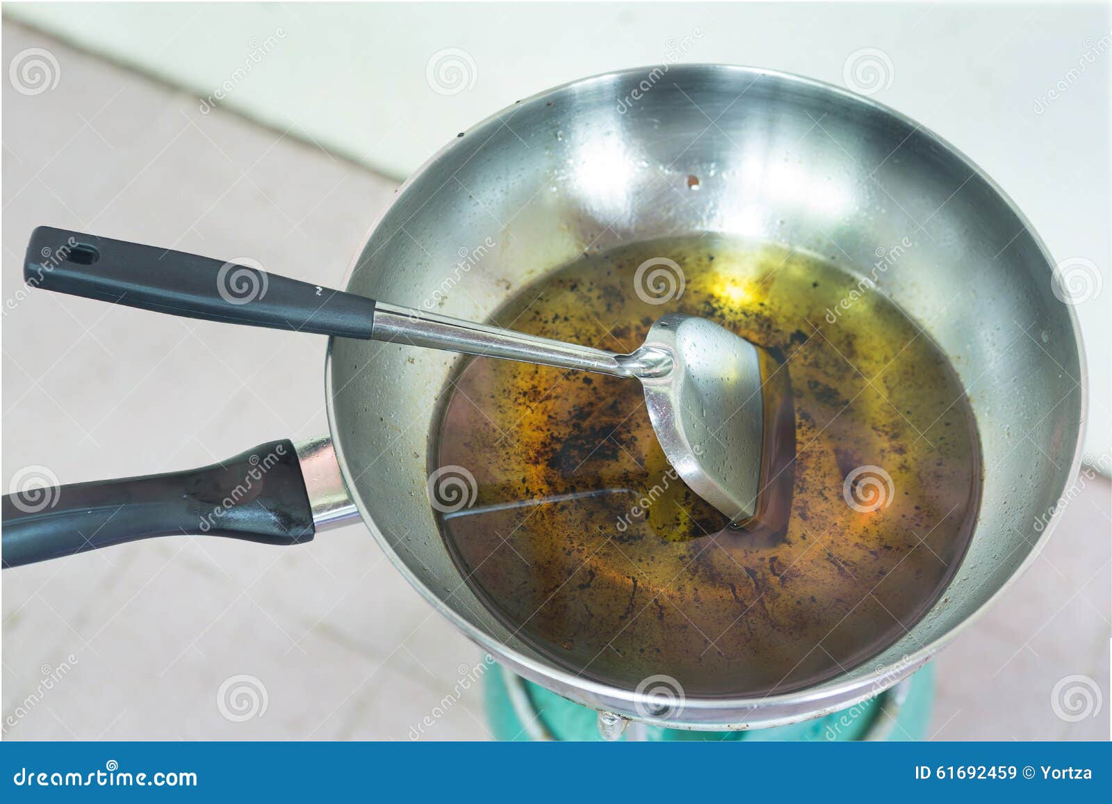 Dirty Pan stock image. Image of domestic, greasy, grease - 61692459