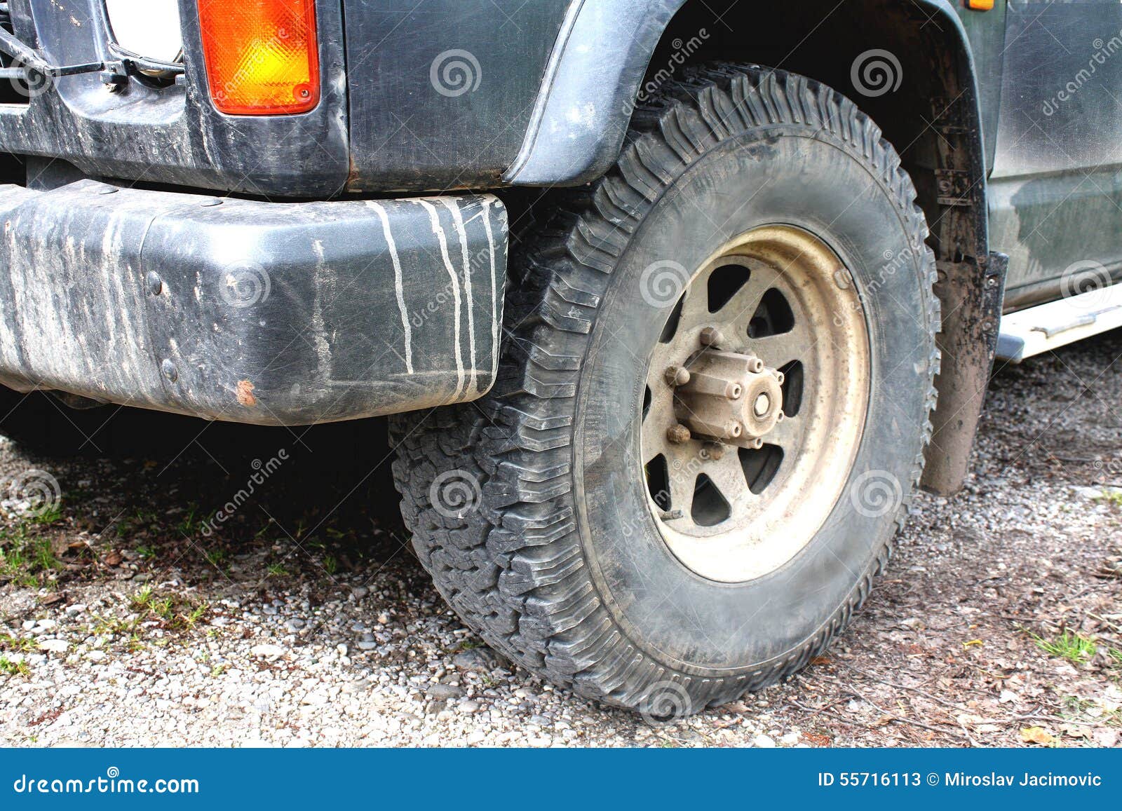 Dirty Part of the Car in Extreme Driving Stock Image - Image of bakkie ...