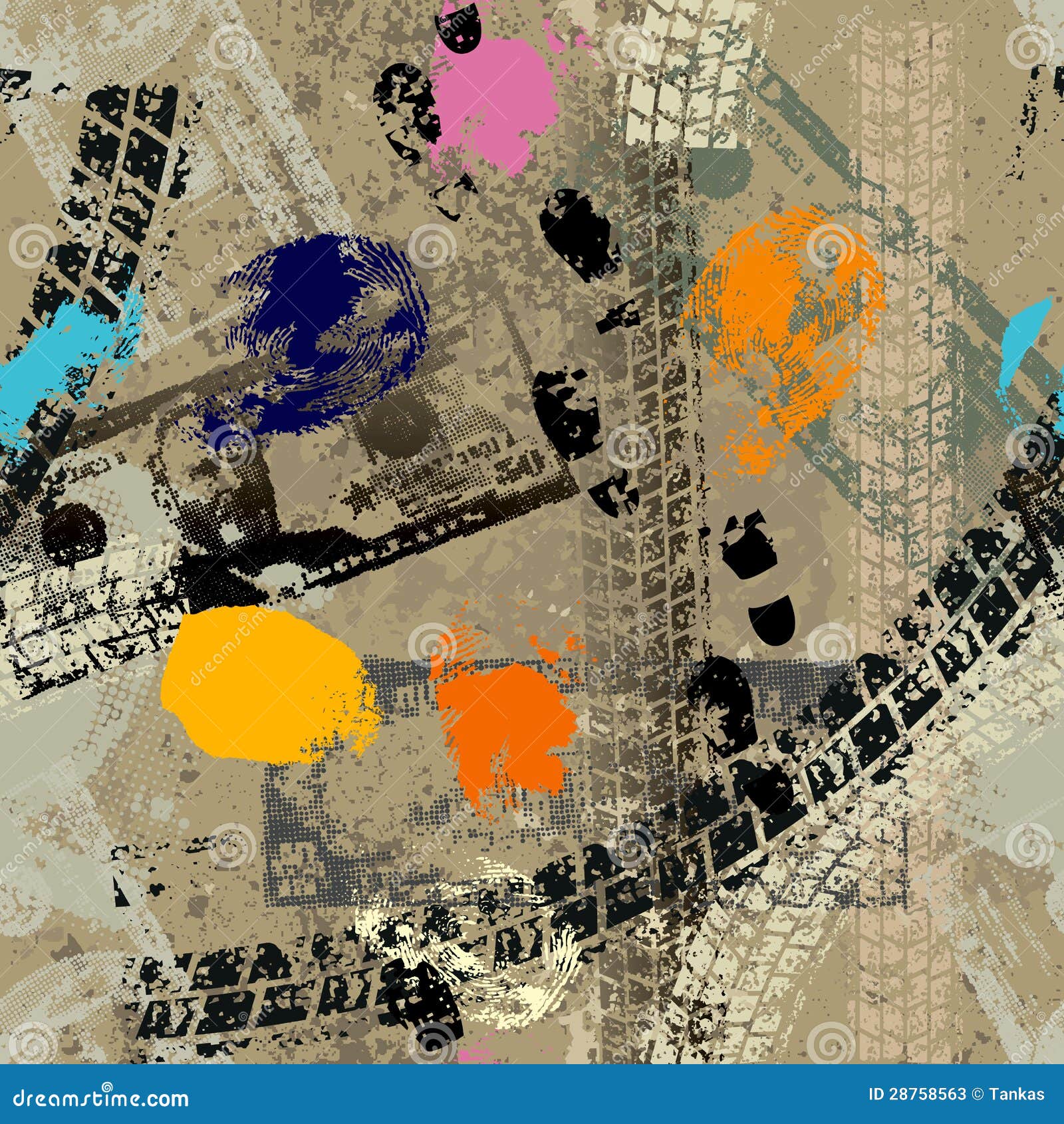 Dirty pattern stock vector. Illustration of wallpaper - 28758563