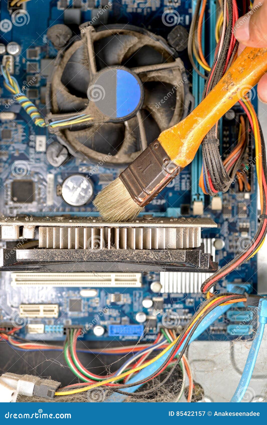 Dirty pc computer stock image. Image of component, electronics - 85422157