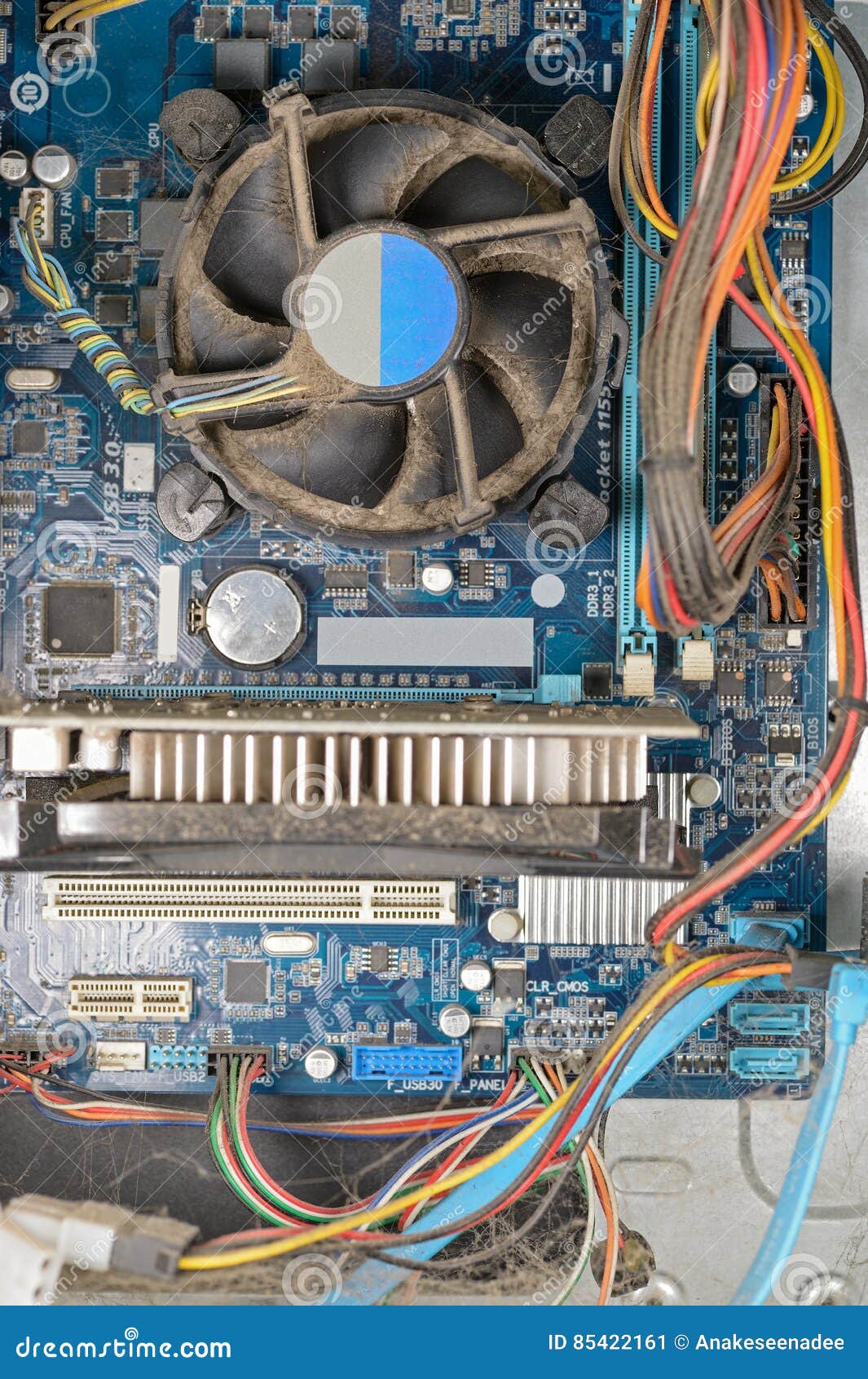 Dirty pc computer stock image. Image of equipment, electronics - 85422161