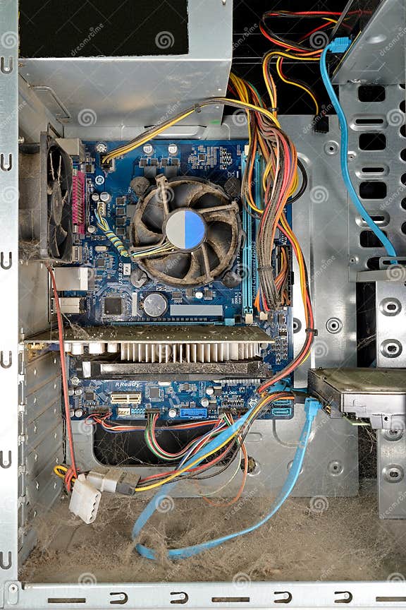 Dirty pc computer stock image. Image of heat, cleaning - 85422403