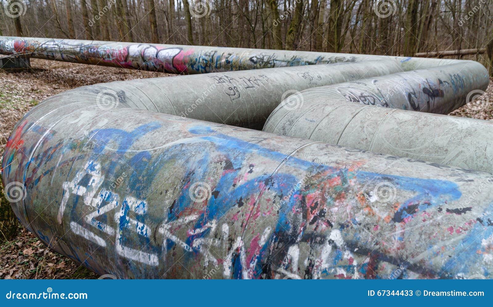 Dirty pipe stock image. Image of dingy, conduit, factory - 67344433