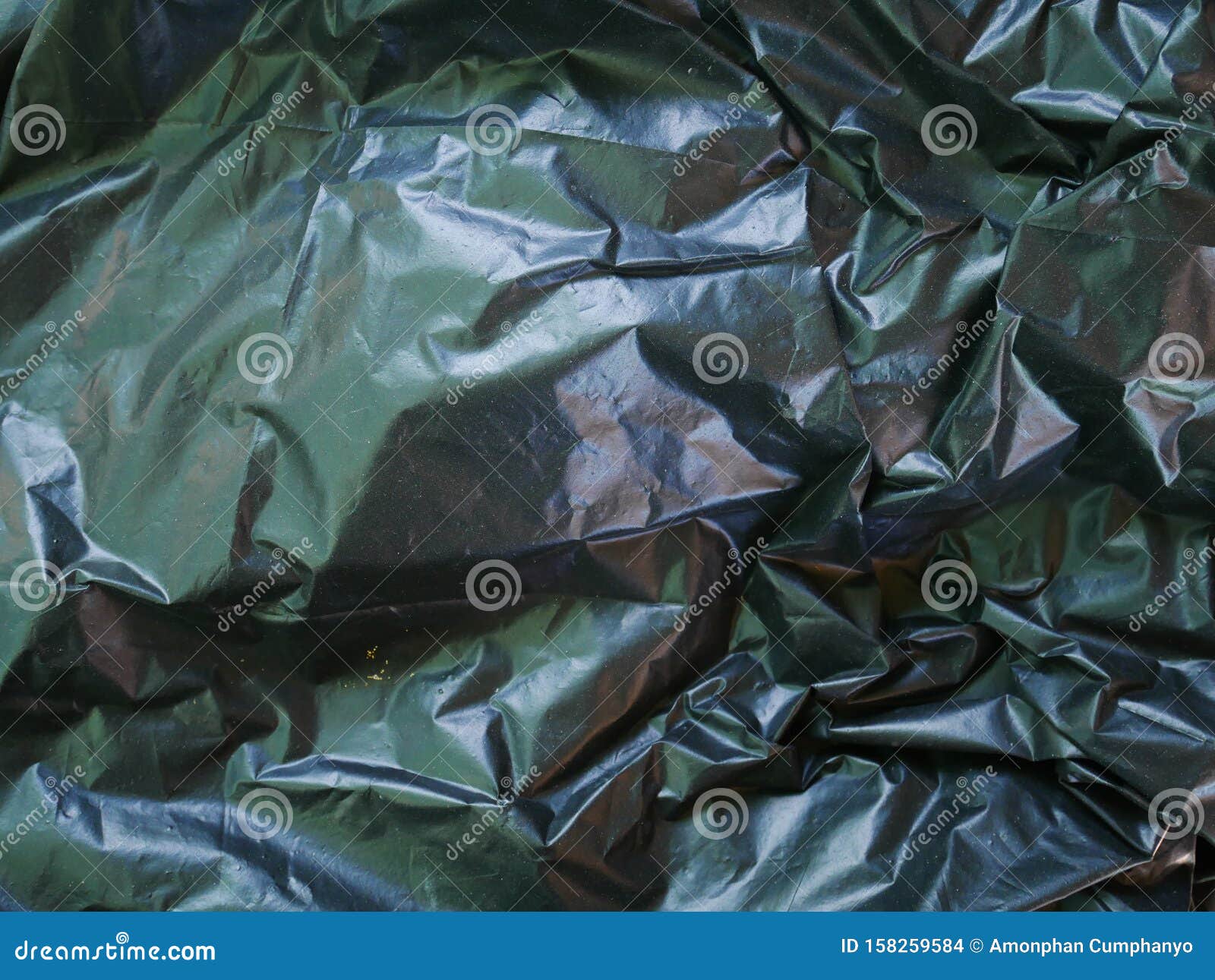 Dirty Plastic Wrap Abstract Background, Black Plastic Bag Stock Photo ...