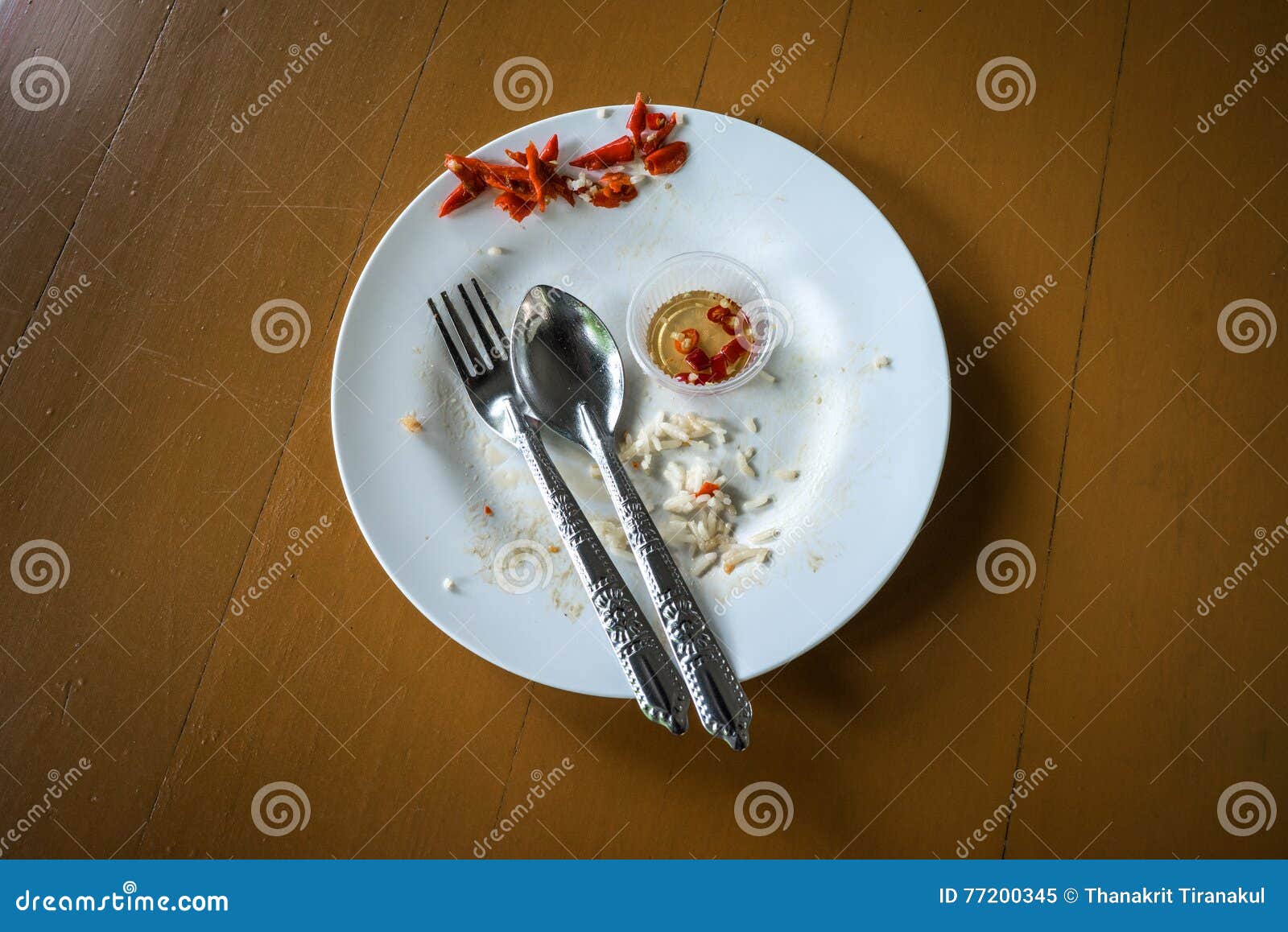 Dirty plate stock image. Image of food, wast, finish - 77200345