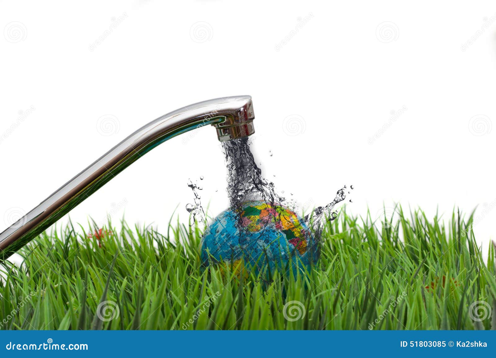 Dirty Polluted Waste Water In Big City With Garbages. Environment ...