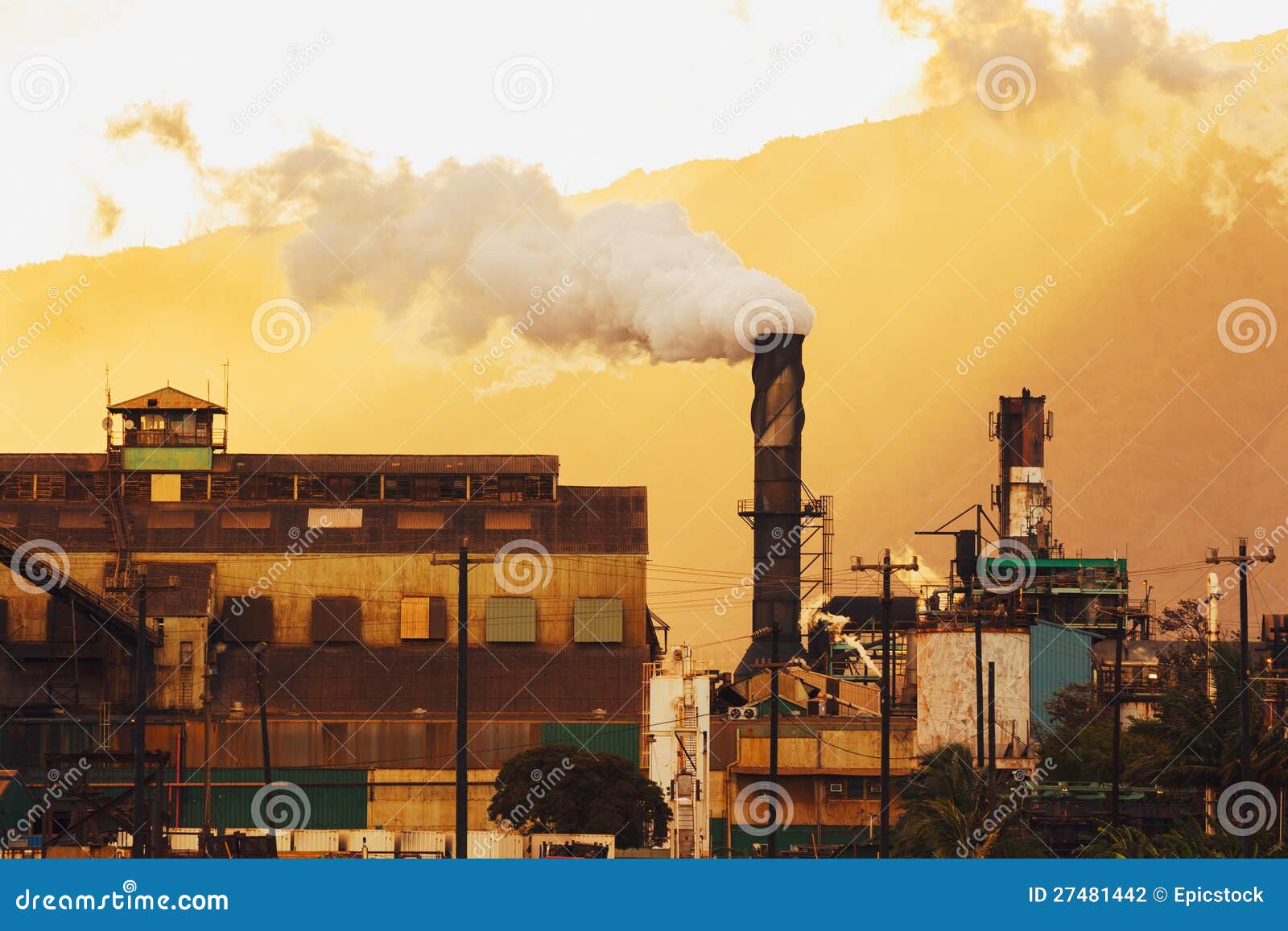 Dirty Power Plant stock photo. Image of plant, electricity - 27481442