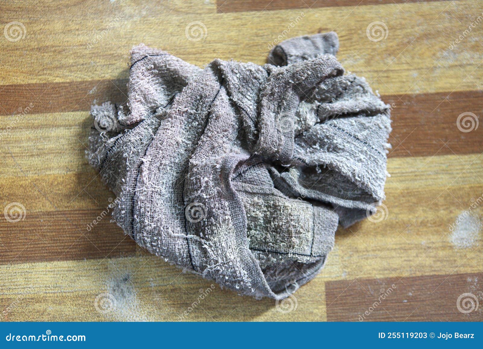 Dirty Rag on the Yellow Desk Stock Image - Image of desk, relief: 255119203