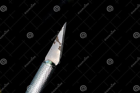 Dirty razor blade stock photo. Image of icon, isolated - 111887102