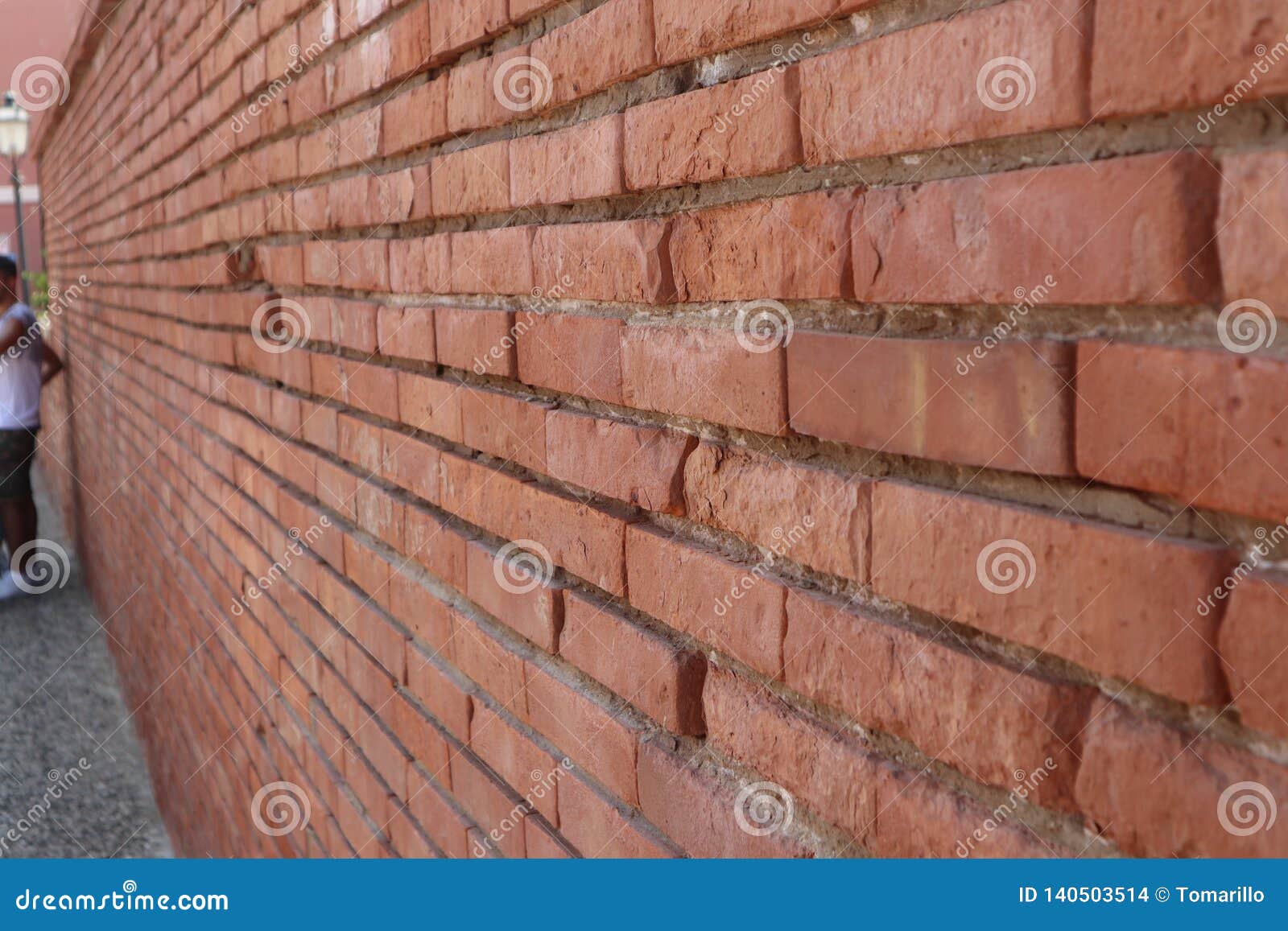 Dirty Red Brick Wall. Old Brick Wall Texture Background Stock Photo ...