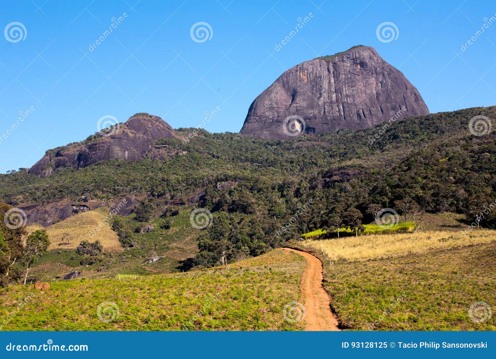 Dirty Road To Mountain Basecamp Stock Image - Image of street, hills ...